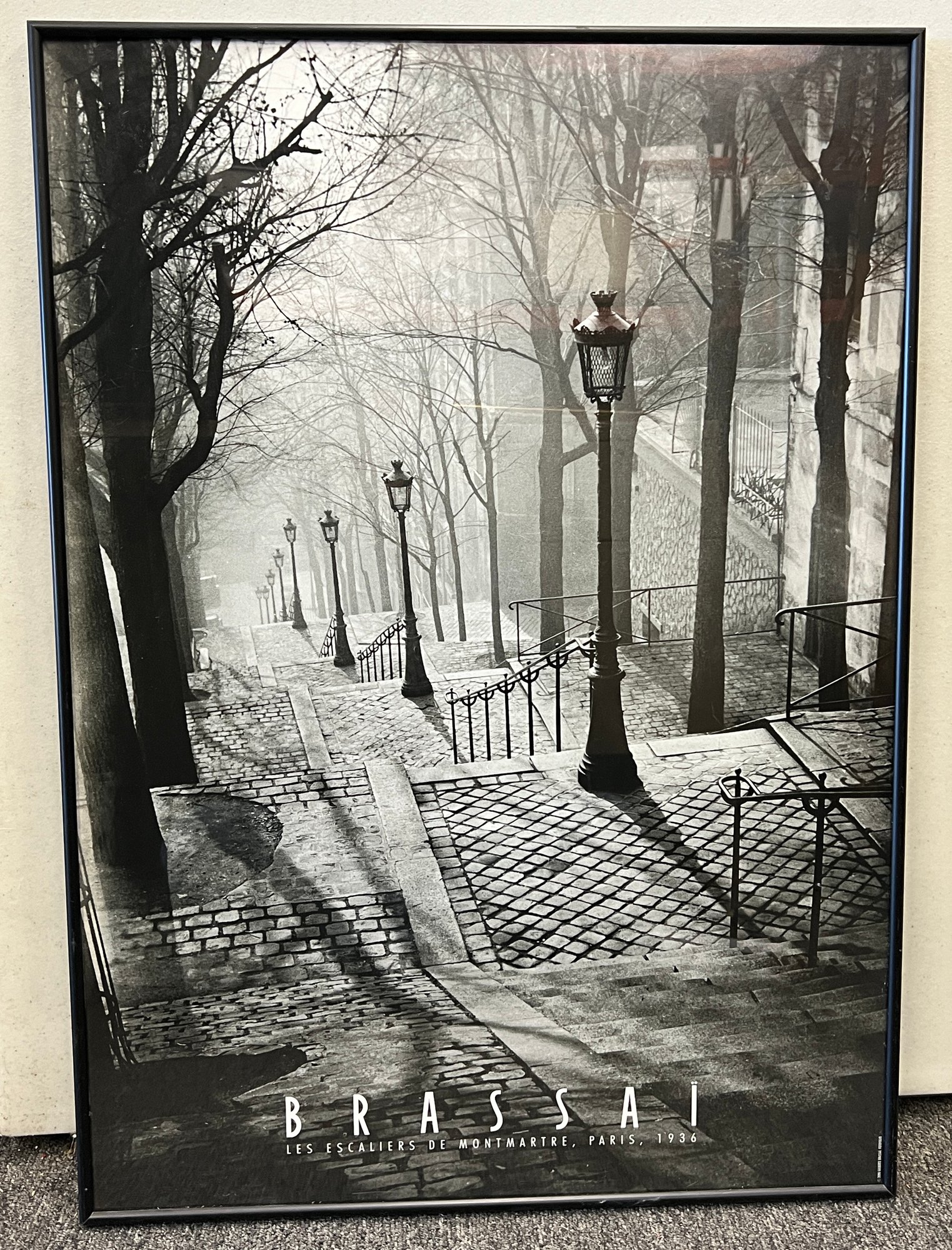 Brassai The Steps Of Montmartre Paris Poster Framed #112831 ...