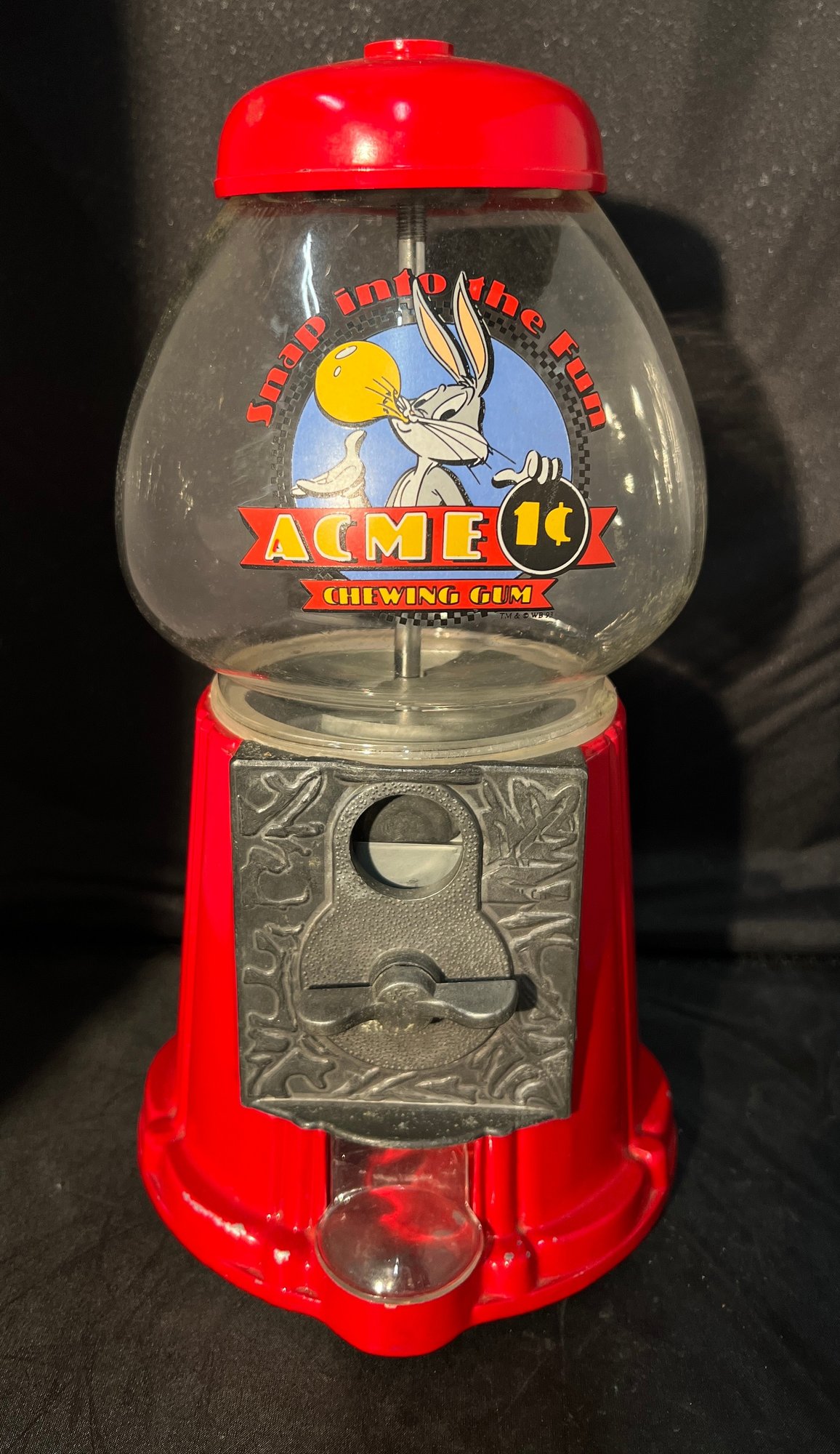 Vintage 1993 Bugs Bunny ACME Chewing Gum Gumball Machine #153666 ...