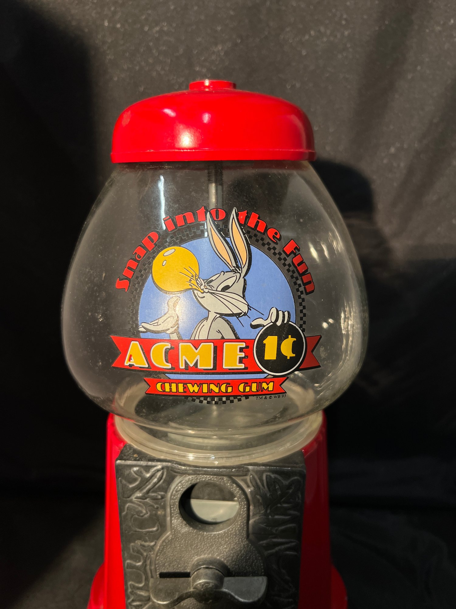 Vintage 1993 Bugs Bunny ACME Chewing Gum Gumball Machine #153666 ...