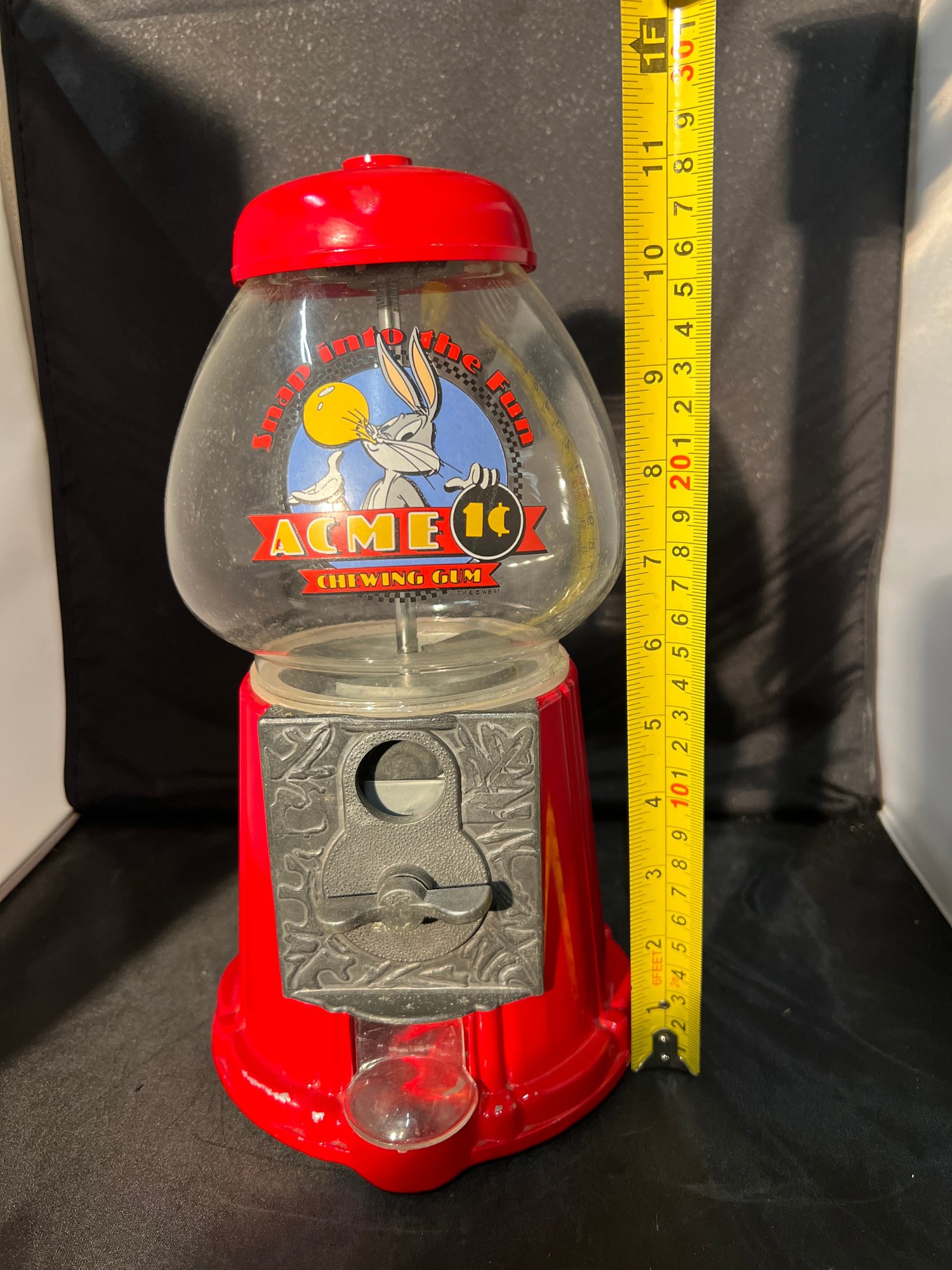 Vintage 1993 Bugs Bunny ACME Chewing Gum Gumball Machine #153666 ...