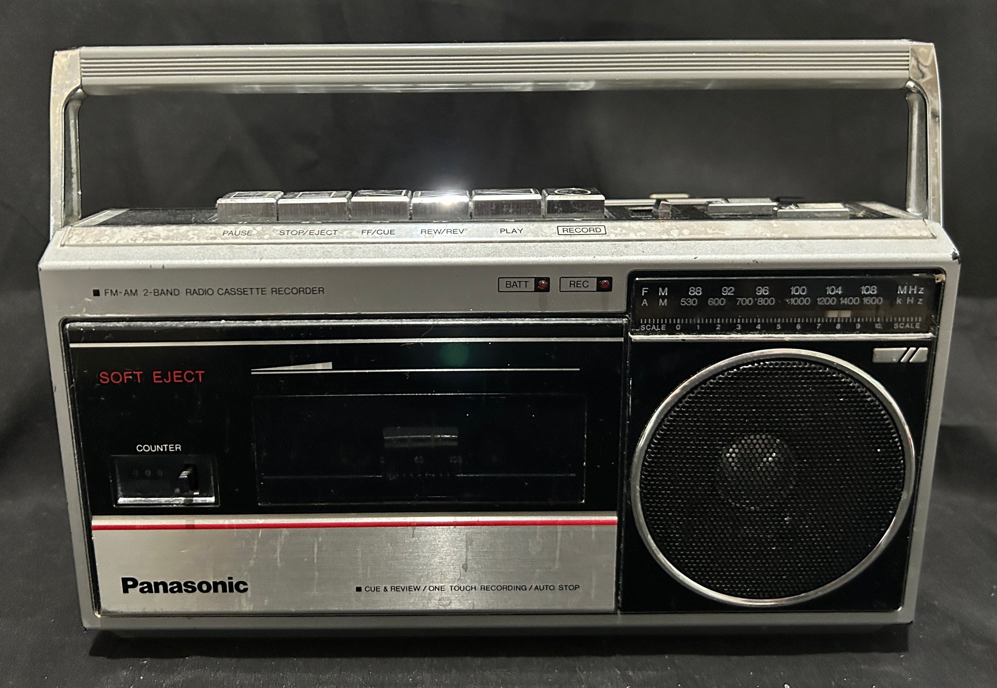 Panasonic RX-1822 2-band AM/FM Radio Cassette Recorder #150784 ...