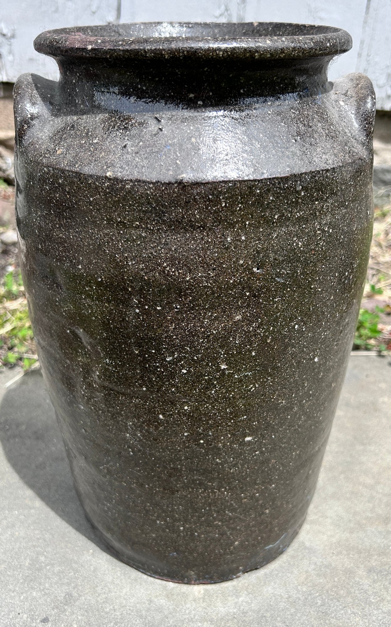 Catawba Valley Primitive Stoneware Canning Jar Crafted By Thomas ...