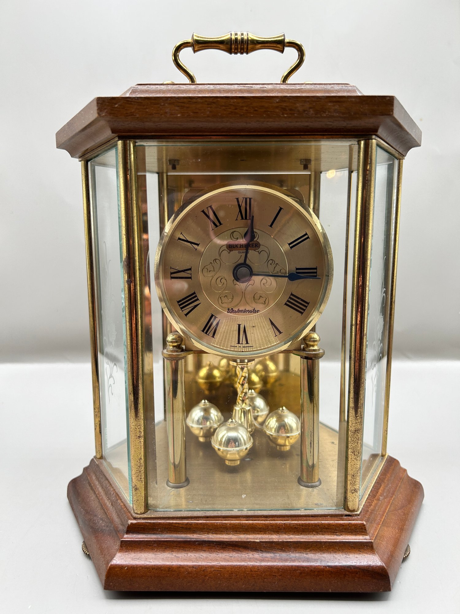 Westminster Bucherer Quartz Hexagon Pendulum Clock #114819 ...