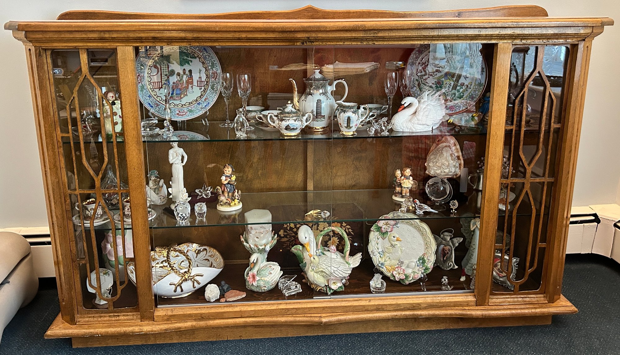 Hand Made Curio Display/buffet Cabinet #114841 | Auctionninja.com