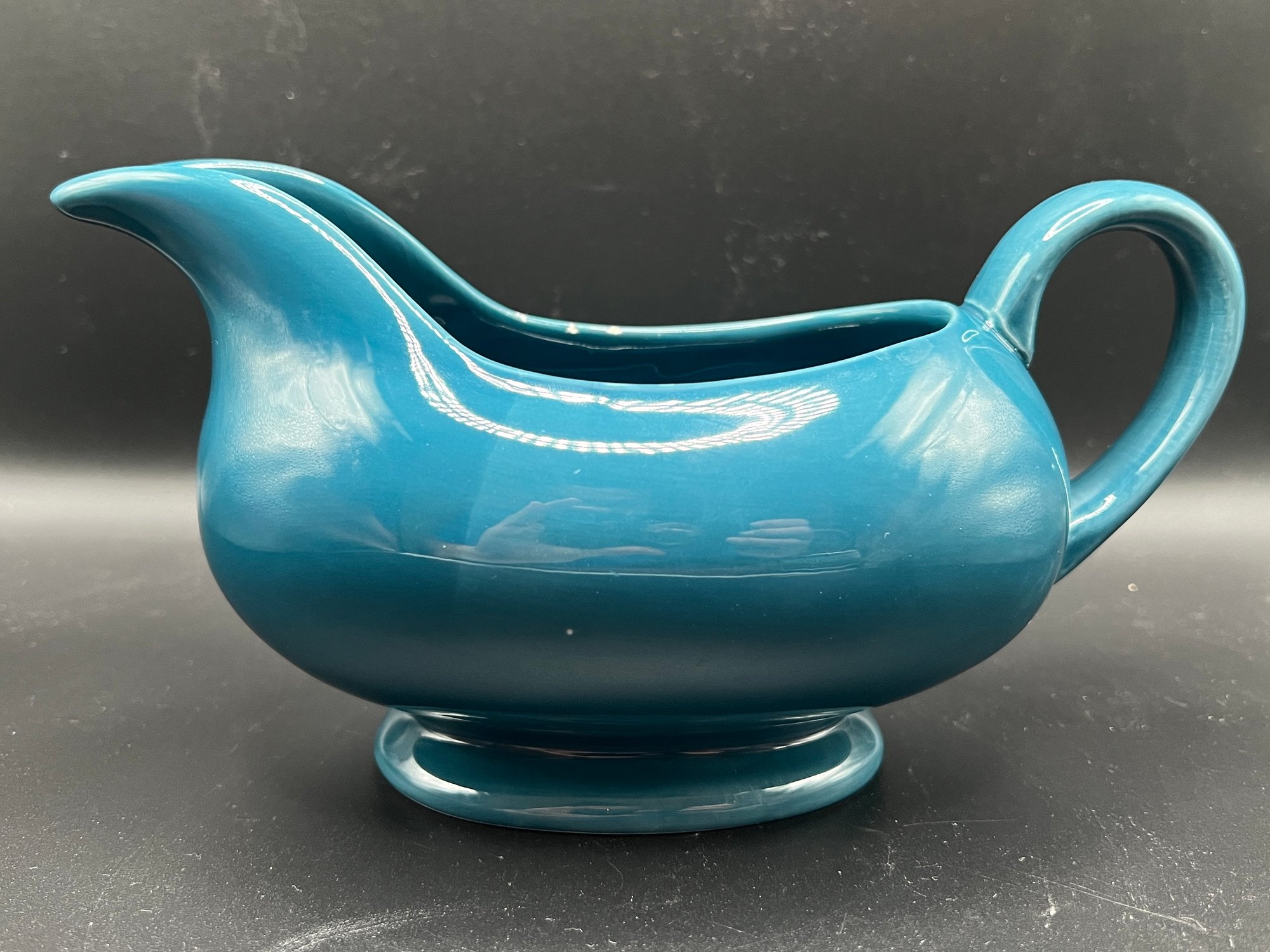 Fiesta Turquoise Blue Sauce Boat #111422 | Auctionninja.com