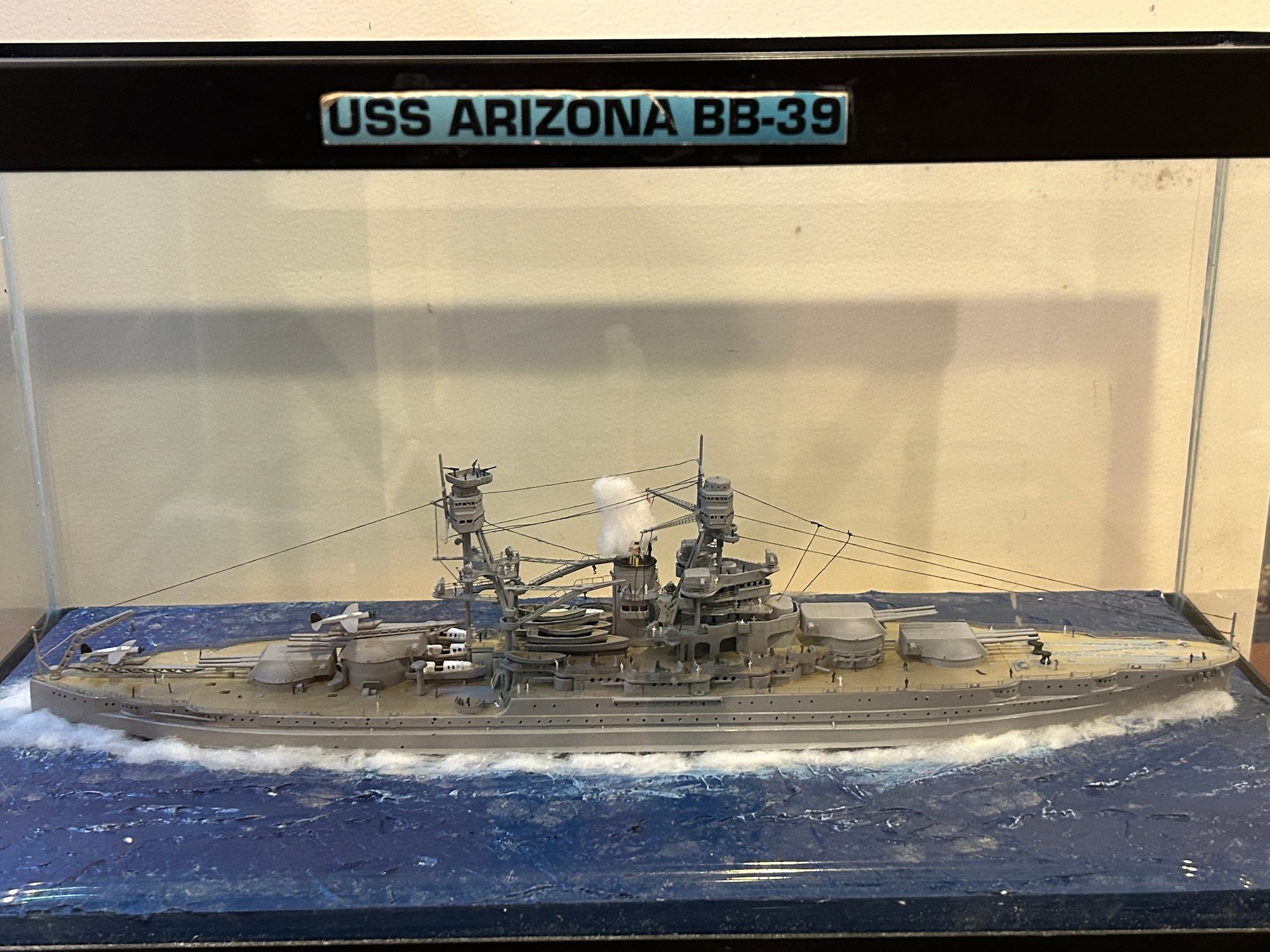 Custom Crafted BB-39 USS Arizona Prior To It's Sinking In 1941, 1/350 ...