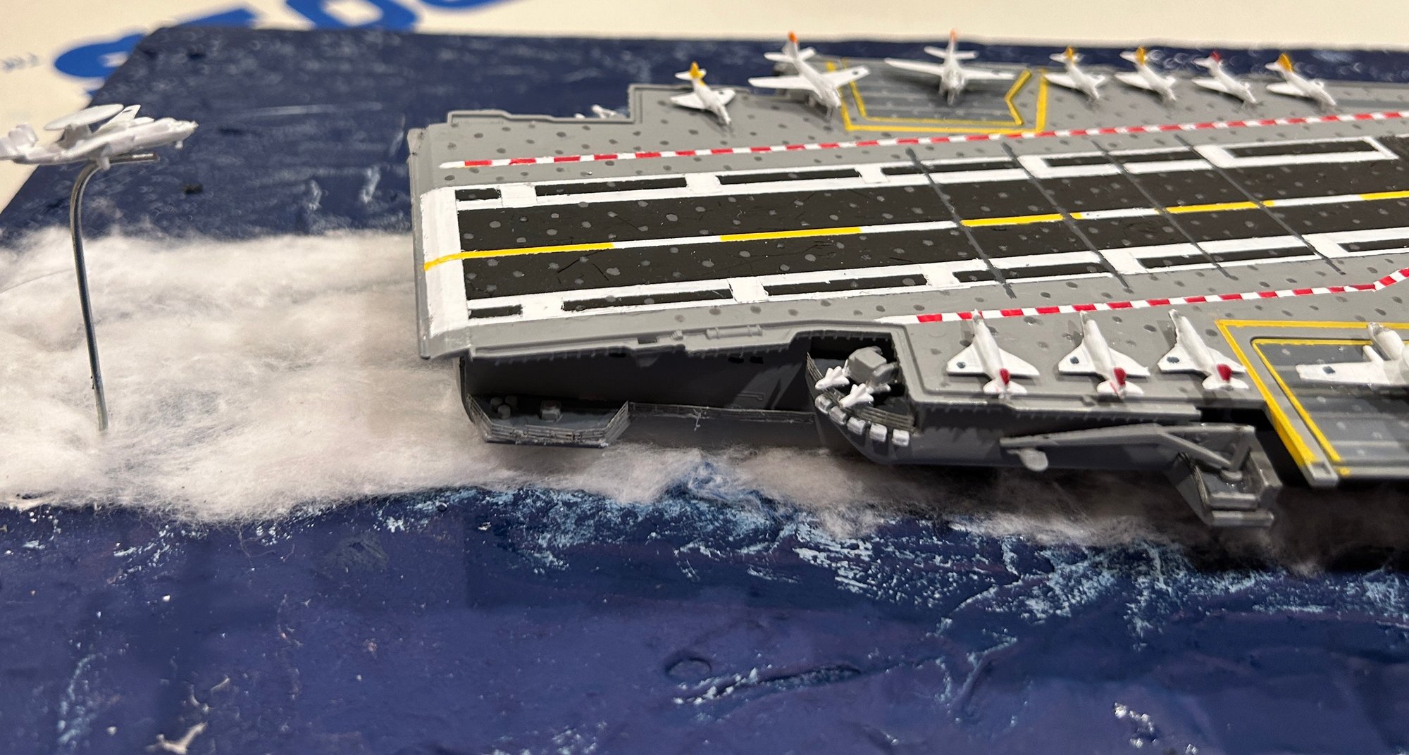 Custom Crafted Model Ship USS Enterprise CVN 65, 1/720 Scale, Circa ...