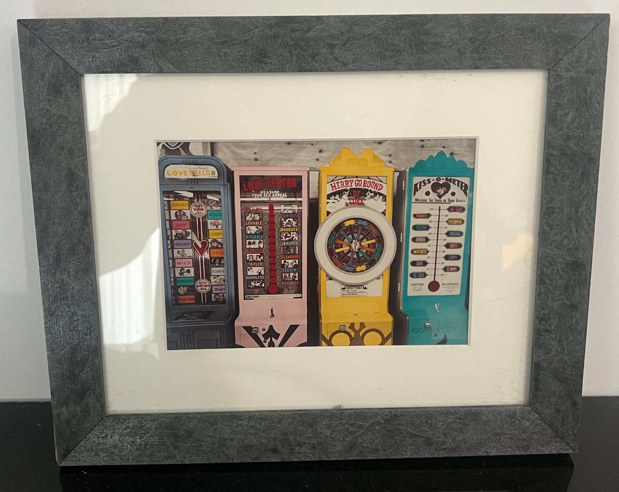 Vintage Fortune Teller Machines Print Framed #116082 | Auctionninja.com