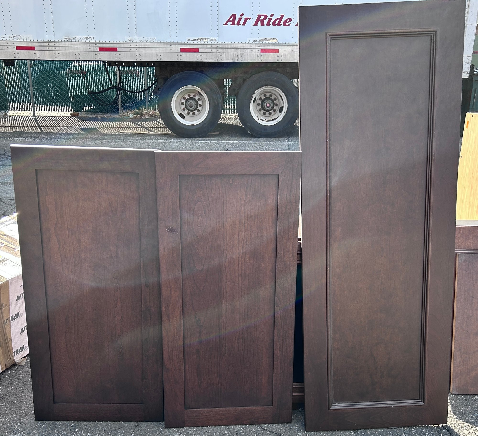 Wooden Cabinet Doors, 3 Piece Lot #128241 | Auctionninja.com