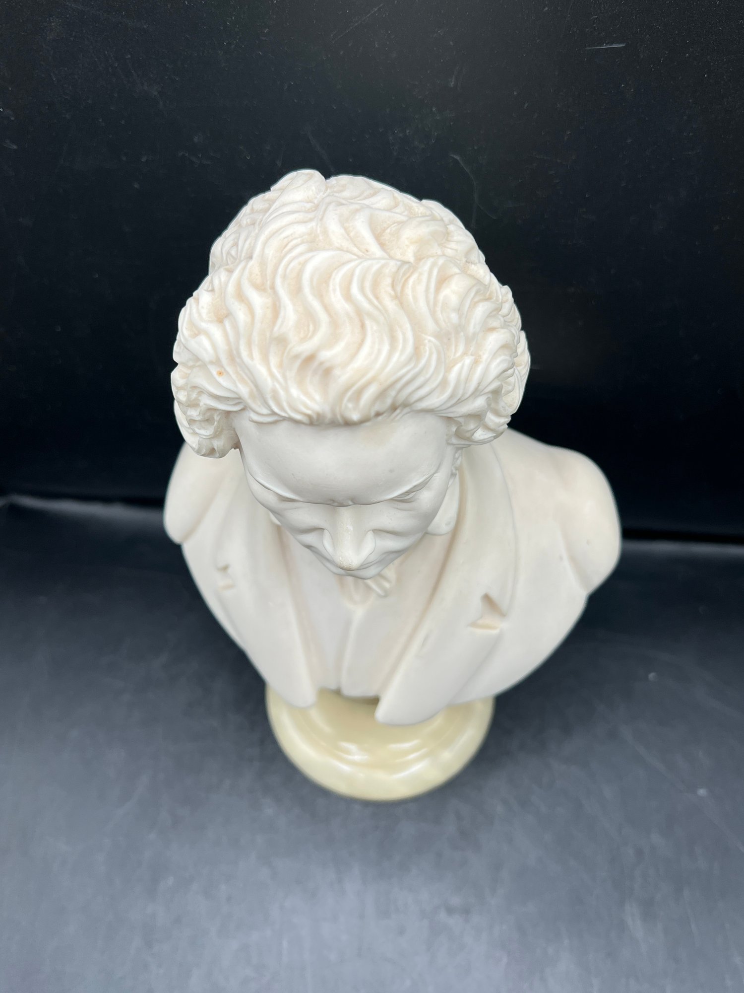 R.W. Downey Of New York By A. Giannelli Alabaster Beethoven Bust ...