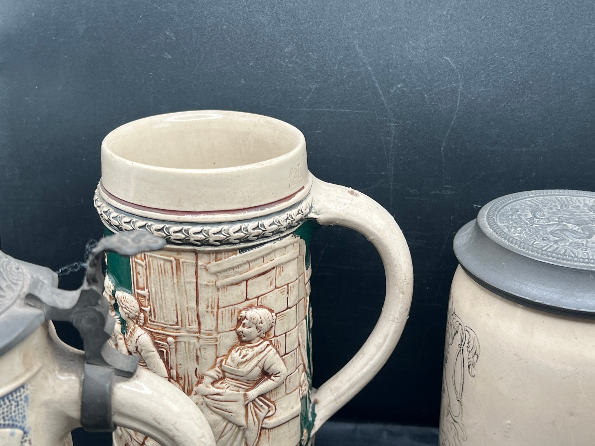 Assorted Vintage German Beer Steins - 4 PCS #153487 | Auctionninja.com