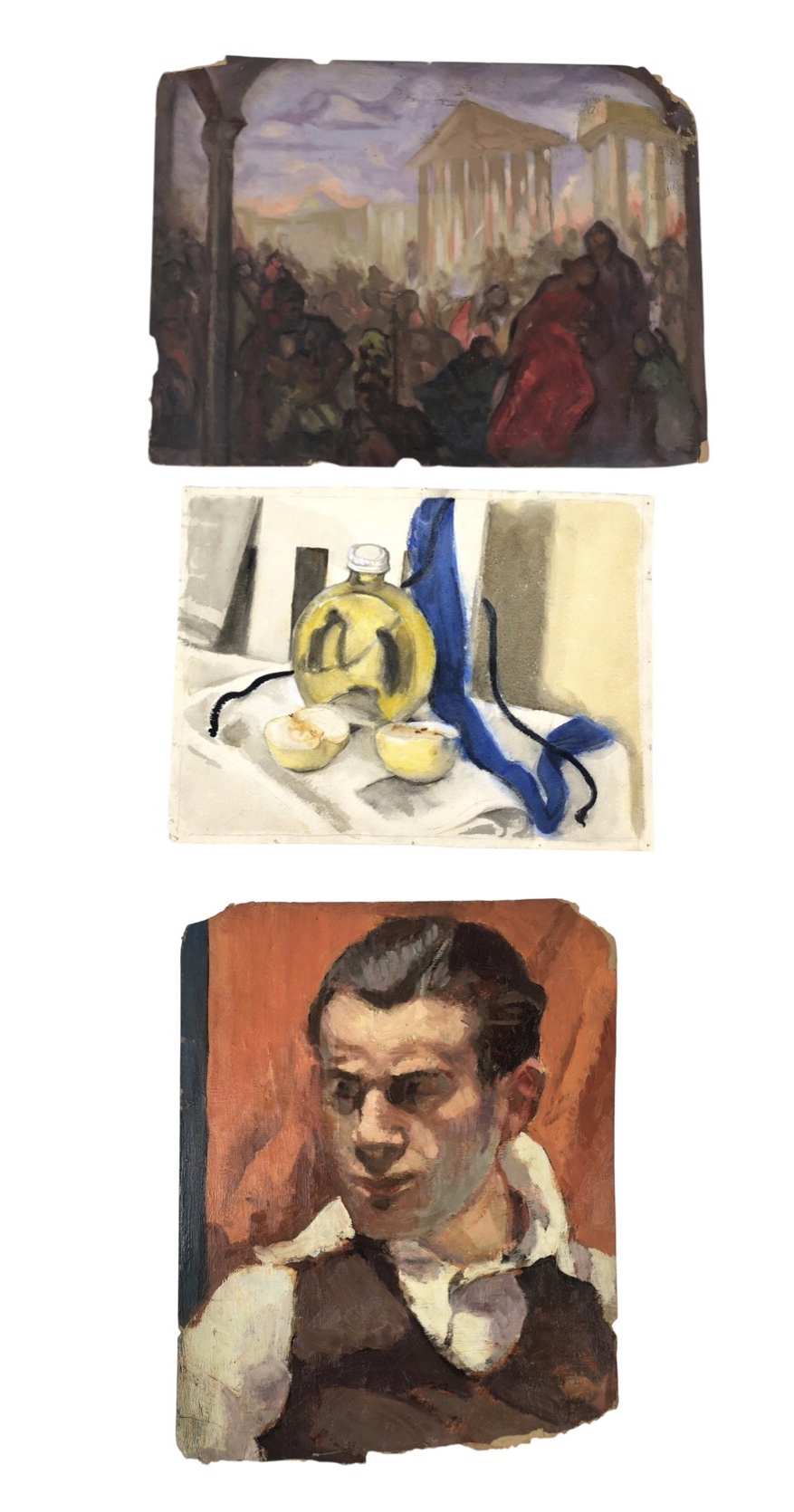 WPA Artist Anne Neumark (American, 1906-1997) Collection Of Paintings ...