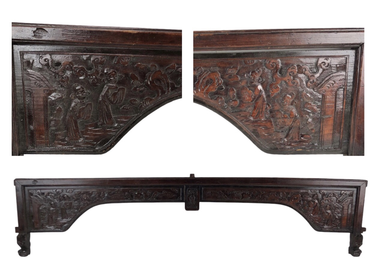 Chinese Carved Relief Decorative Door Lintel - #SW-2 #24545 ...