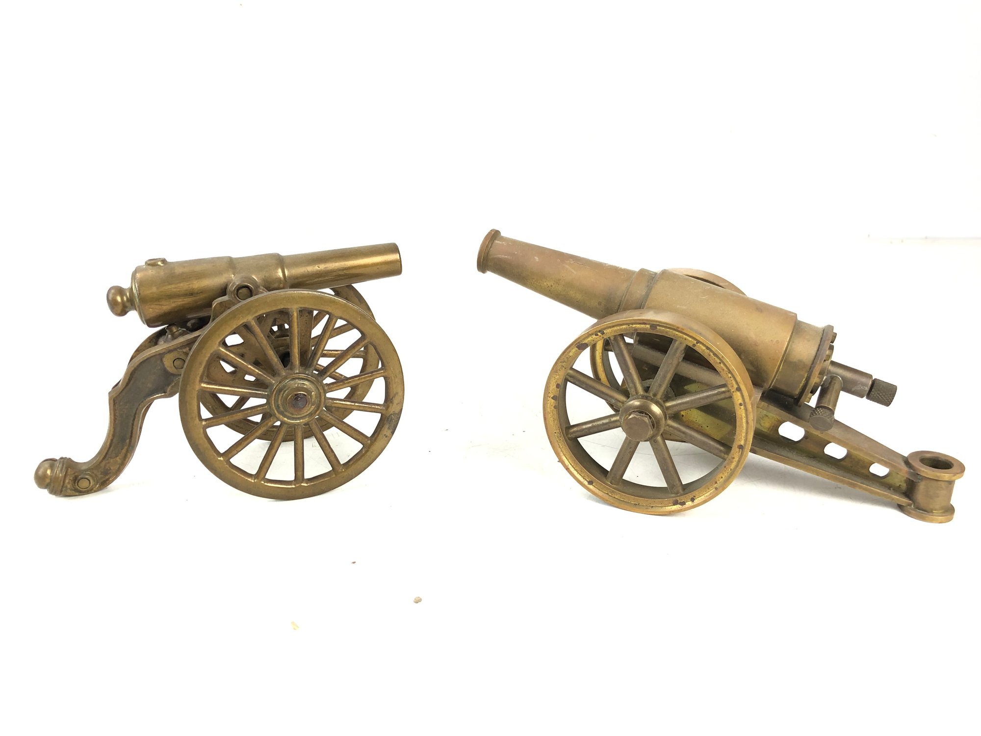VIntage Brass Miniature Cannons - #FS-2 #26387 | Auctionninja.com