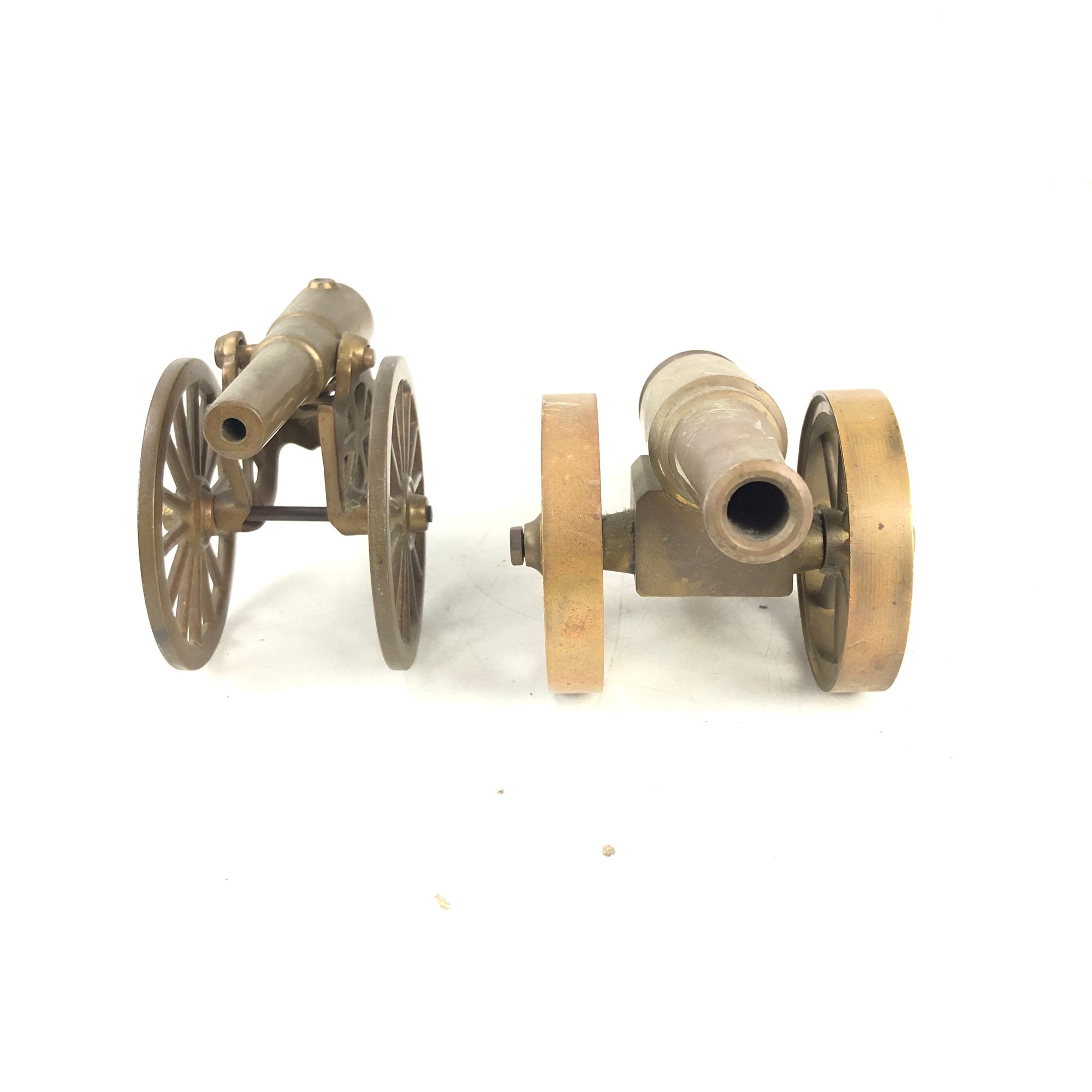 VIntage Brass Miniature Cannons - #FS-2 #26387 | Auctionninja.com