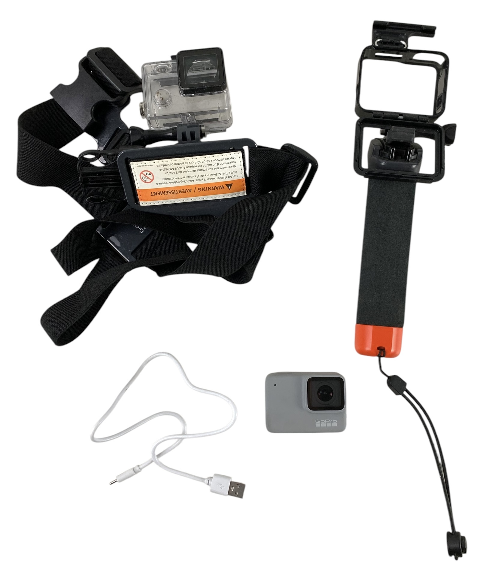 GoPro Hero7 White Camera With Touch Screen (WORKS), Memory Card ...