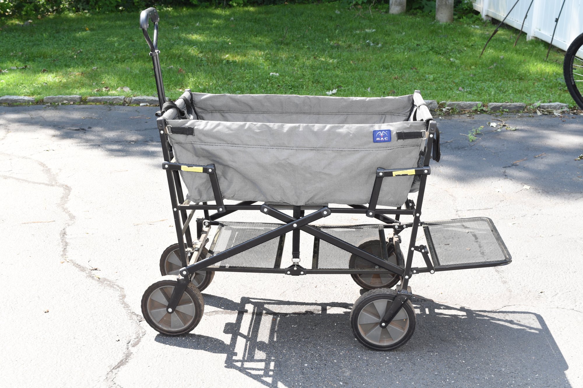 MacSports Double Decker Wagons Carts Heavy Duty Foldable Outdoor ...