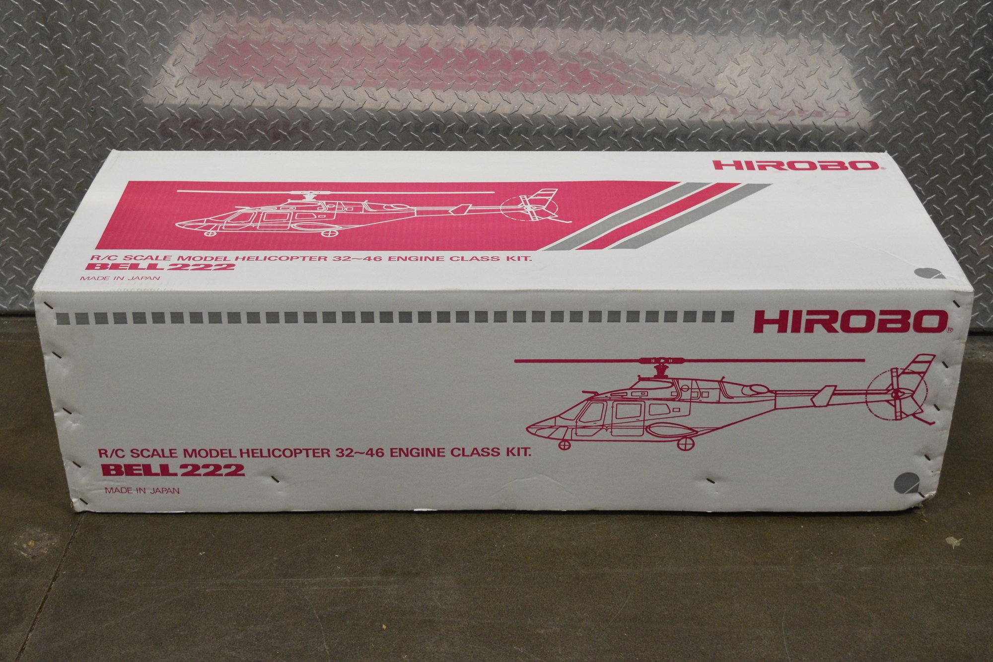 Hirobo R/C Scale Model Helicopter 32cc-46cc Engine Class Kit BELL222 ...