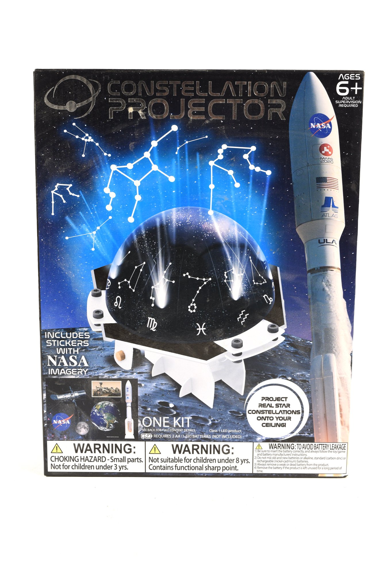 Constellation Projector Light Building Kit With NASA Stickers #3848 ...