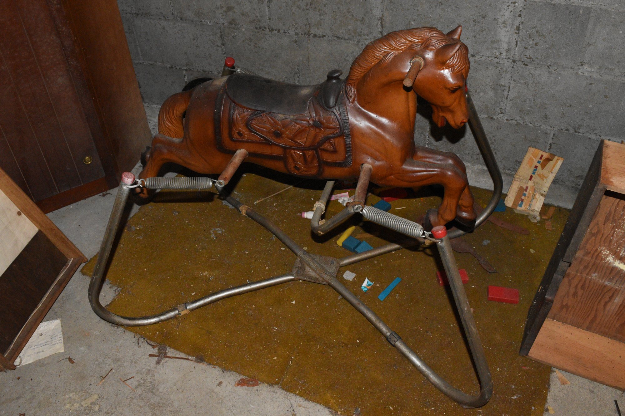 Vintage Wonder Horse Spring Bouncing Rocking Galloping Legs 1970s #5750 ...