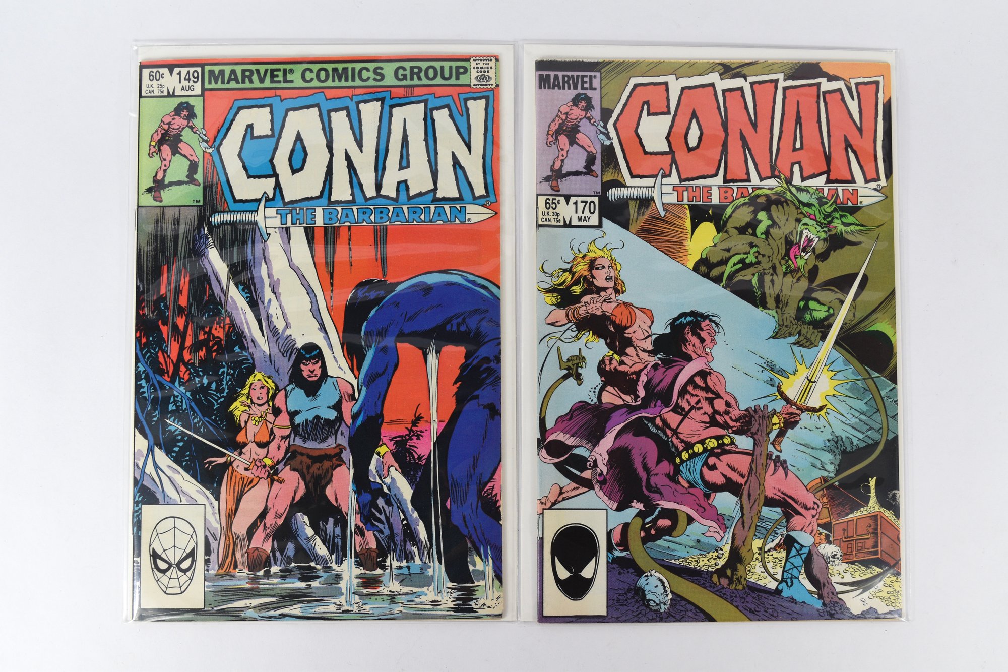 Marvel Comics Group Conan The Barbarian #149 #170 Comic Books - 2 Total ...