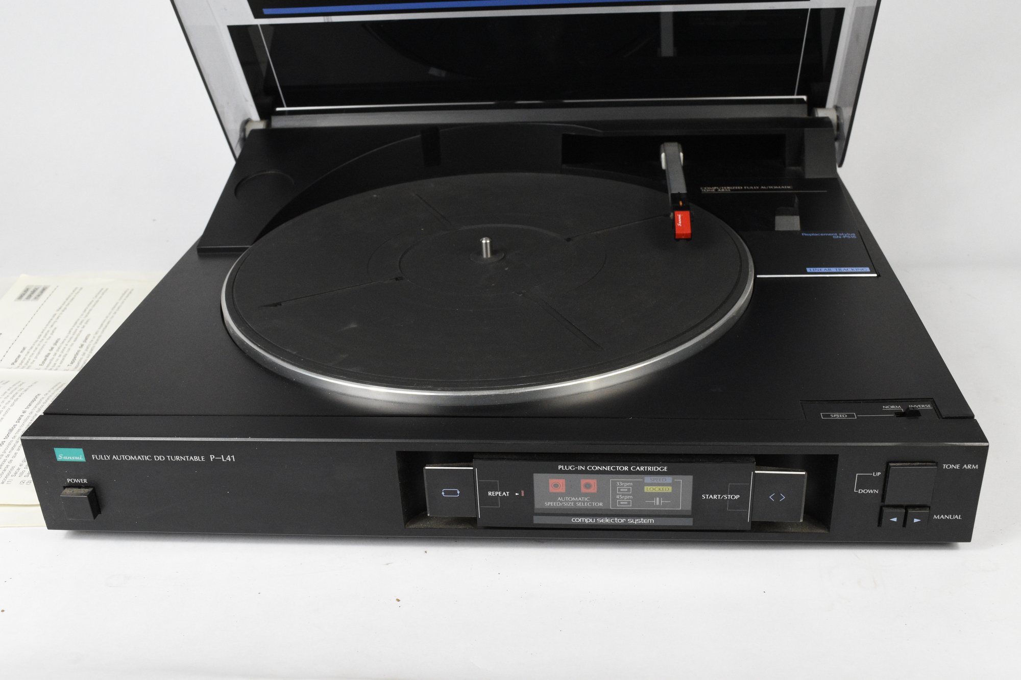 Sansui Computerized Linear Tracking Turntable Record Player Model No. P ...