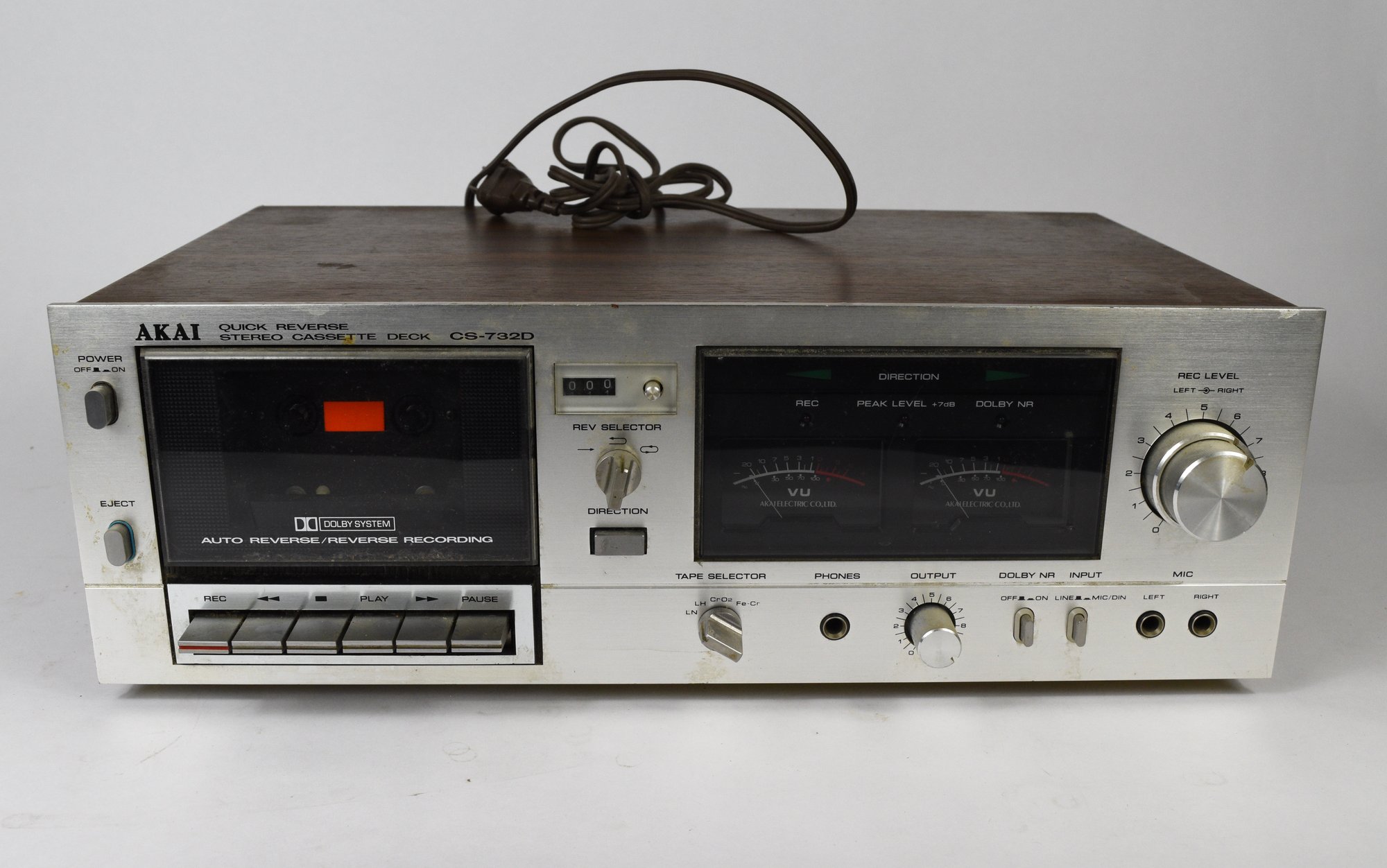 Akai Electronics Stereo Cassette Deck Model No. CS-732D #7573 ...