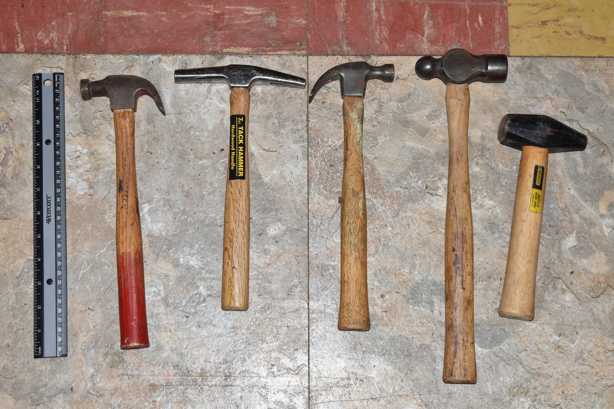 Lot Of Assorted Hammers - 5 Total #10620 | Auctionninja.com