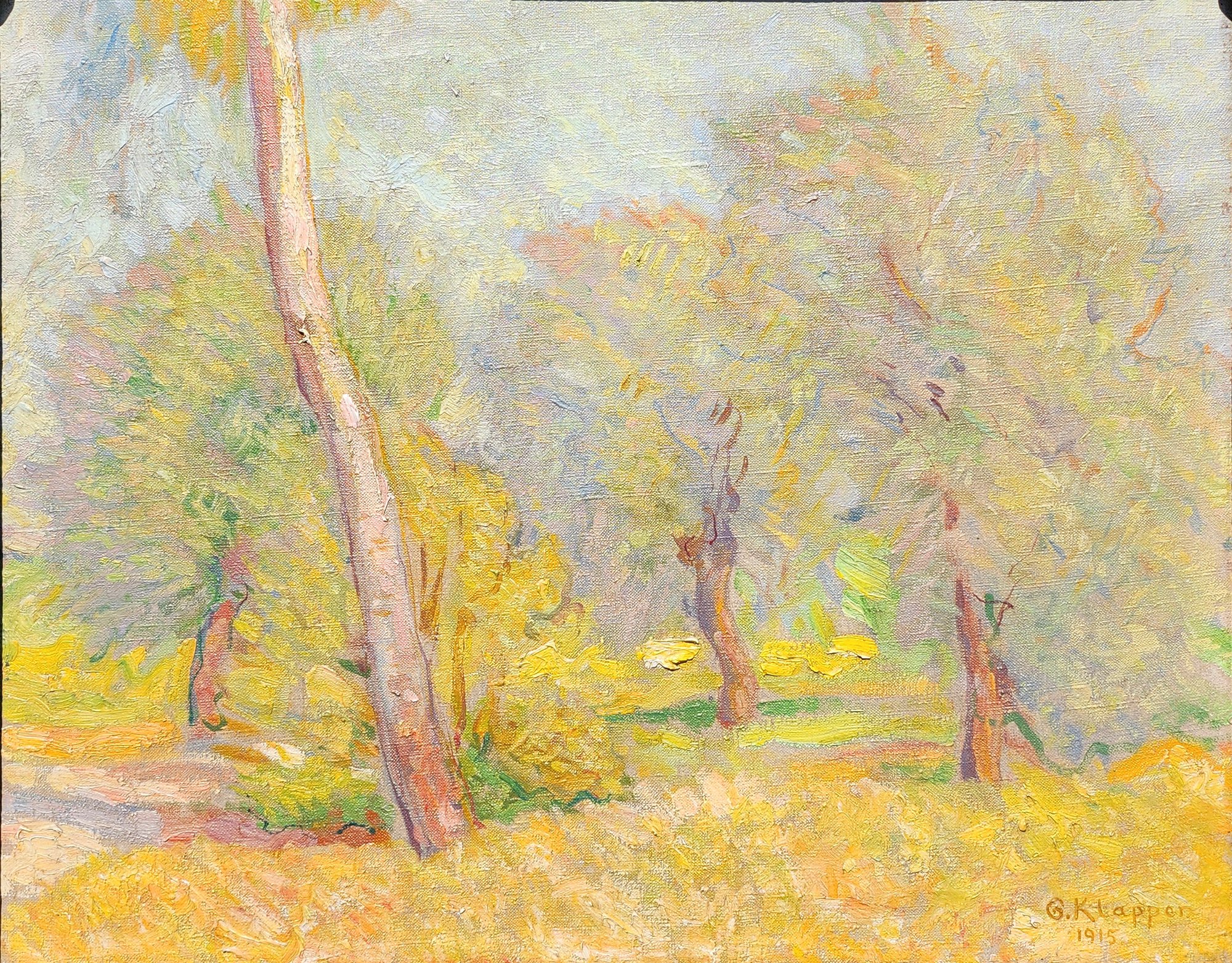 Georg Klapper Oil On Canvas, Landscape (CTF10) #41269 | Auctionninja.com