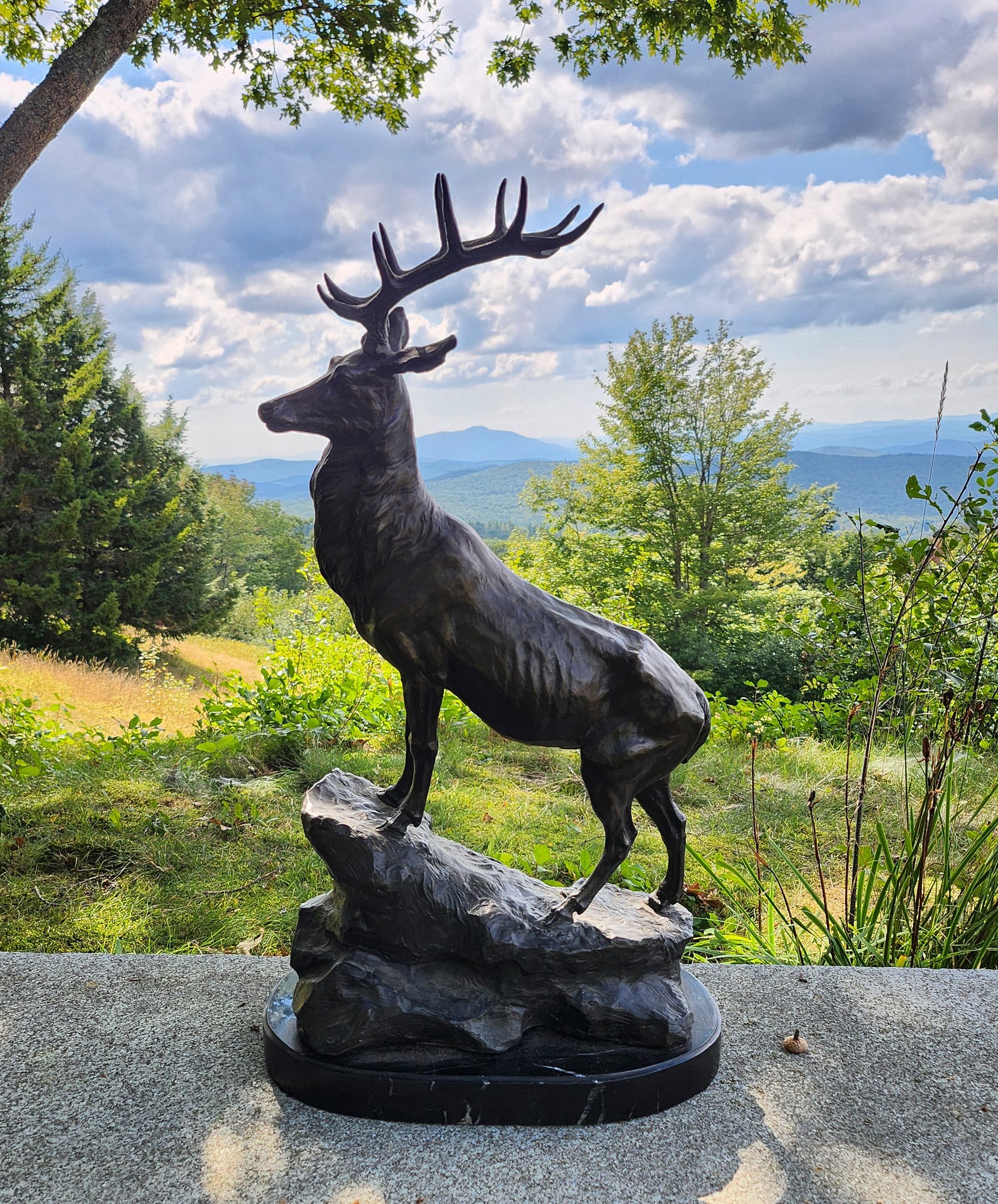 Vintage Bronze Elk Sculpture (CTF20) #41282 | Auctionninja.com