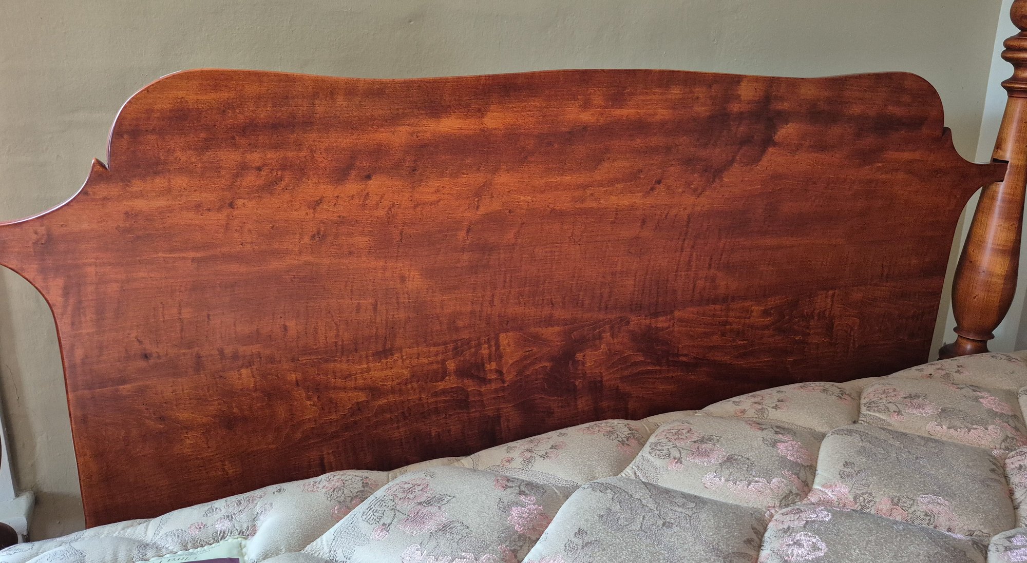 Antique Converted Queen Size Maple Four Post Bed (CTF40) #53023 ...