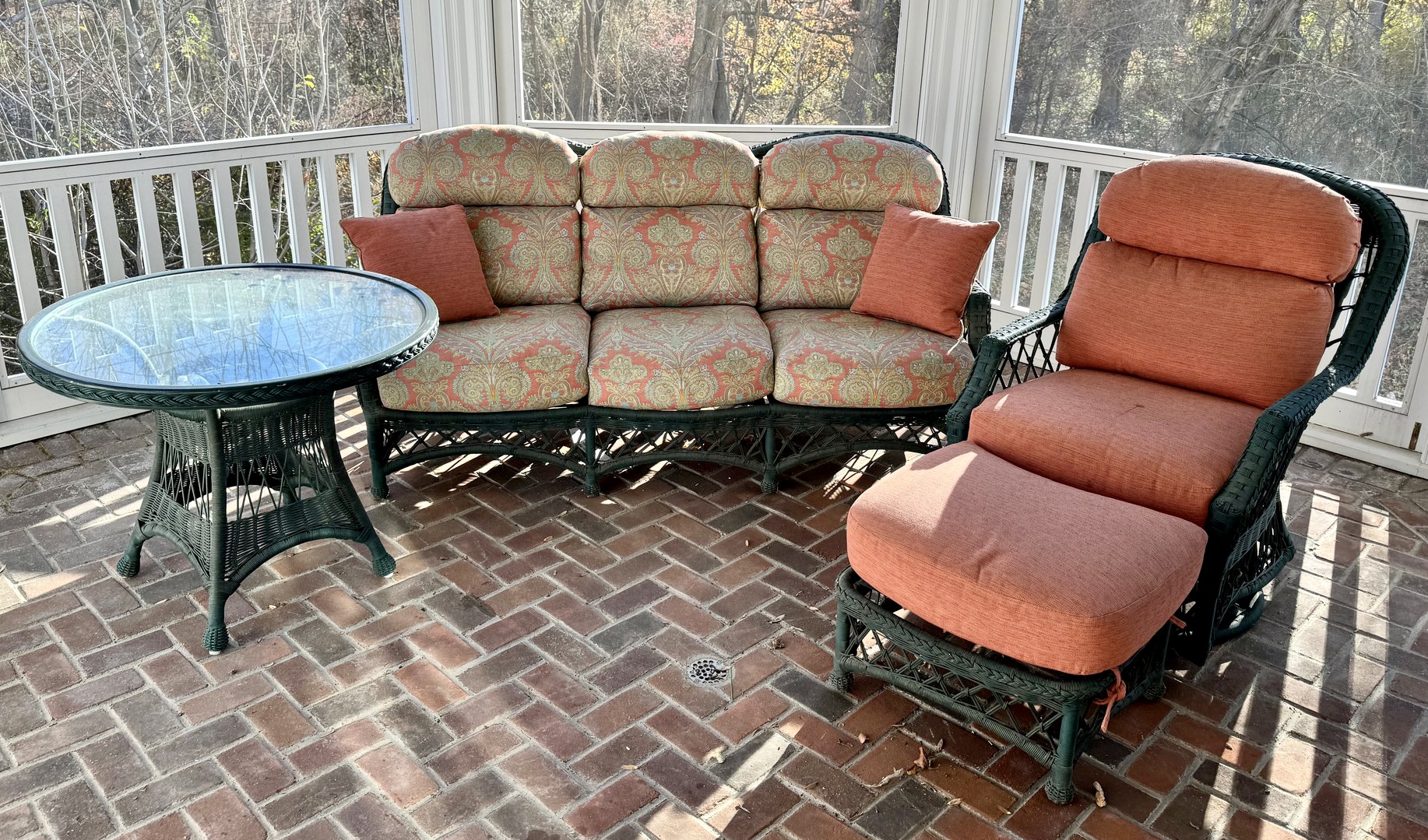 Lane Venture Quality Outdoor Wicker Set (CTF70) #43486 | Auctionninja.com