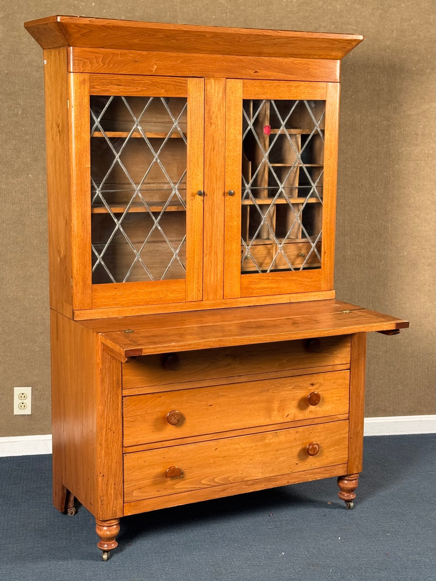 19th C. Two Part Secretary (CTF30) #44111 | Auctionninja.com