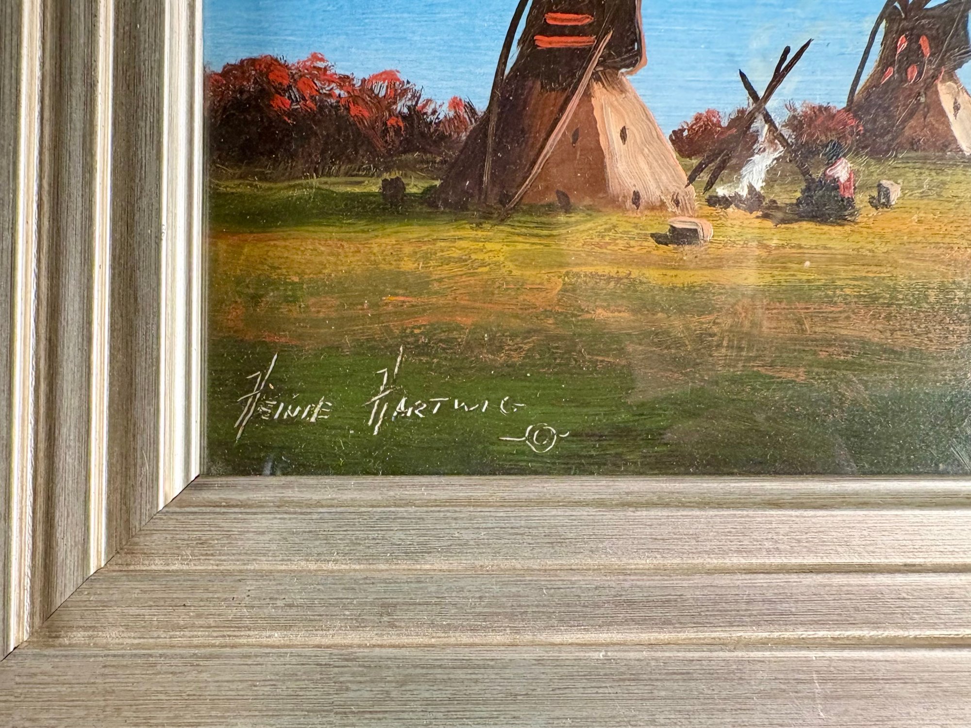 Heinie Hartwig Oil, Encampment (CTF20) #53889 | Auctionninja.com