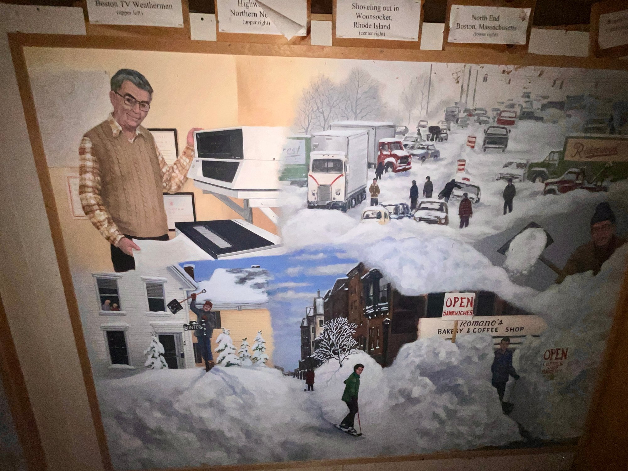 Large O/c Don Kent TV Weatherman, NE Blizzard Of 1978 #51298 ...