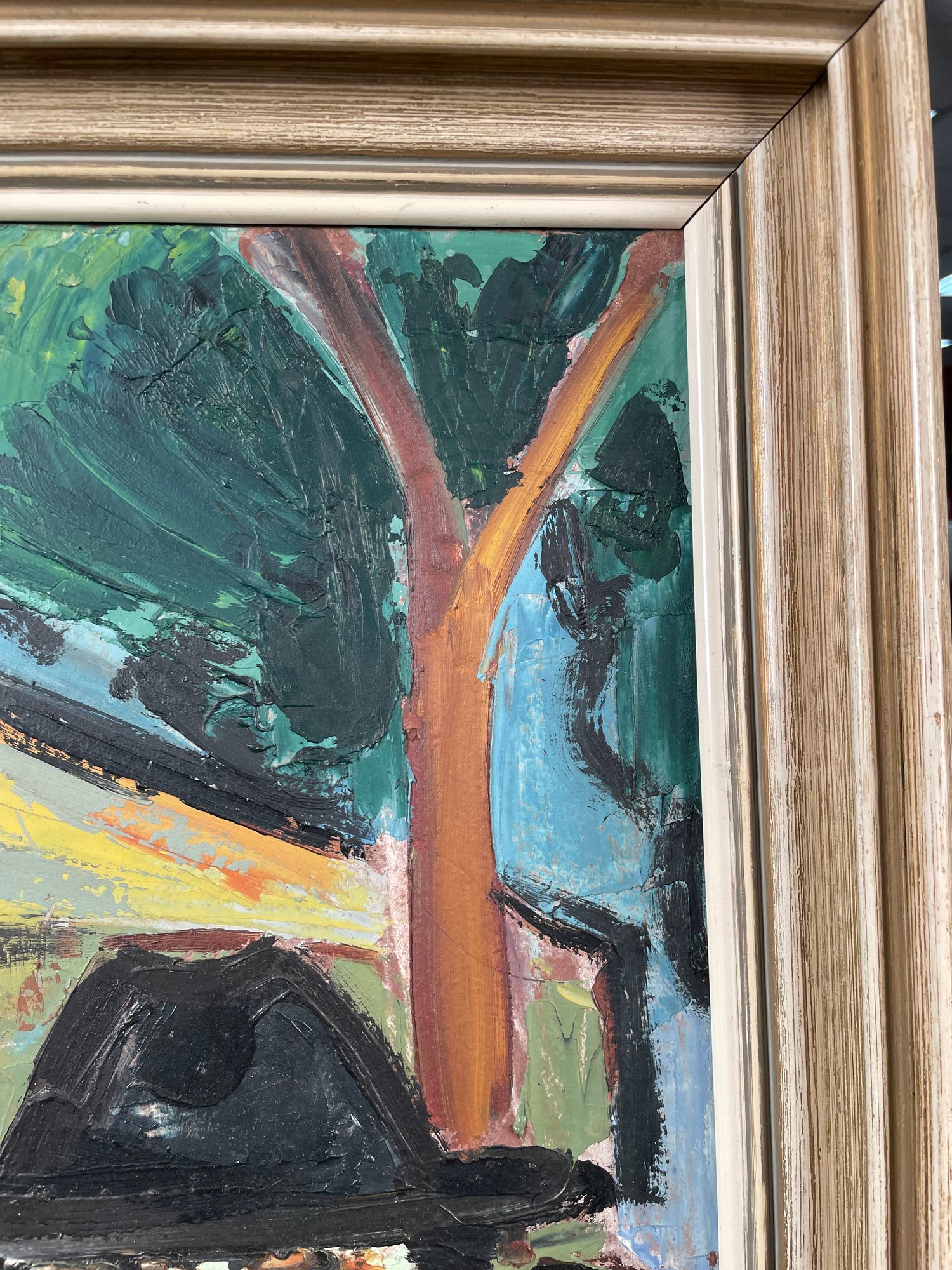 20th C. German Oil, Seated Man (CTF20) #43973 | Auctionninja.com