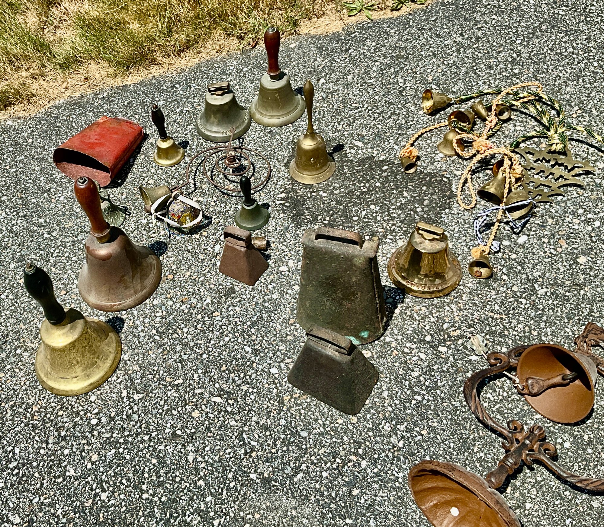 Antique Hand Bells And Cow Bells #39992 | Auctionninja.com
