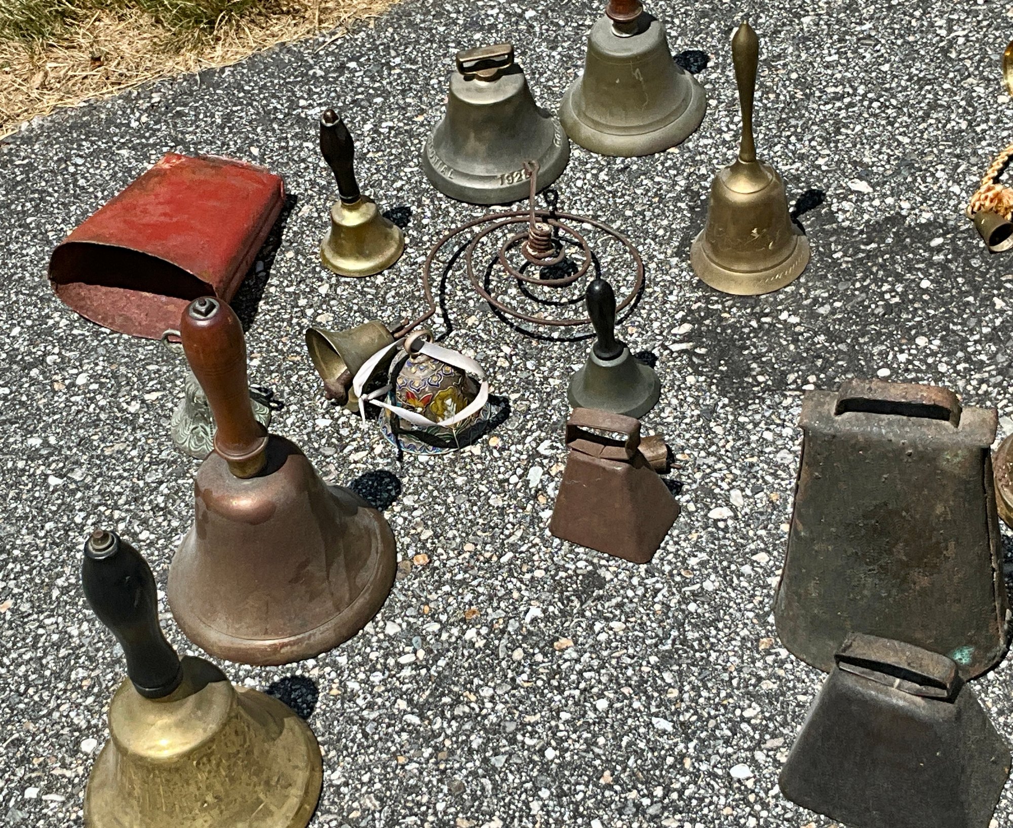 Antique Hand Bells And Cow Bells #39992 | Auctionninja.com
