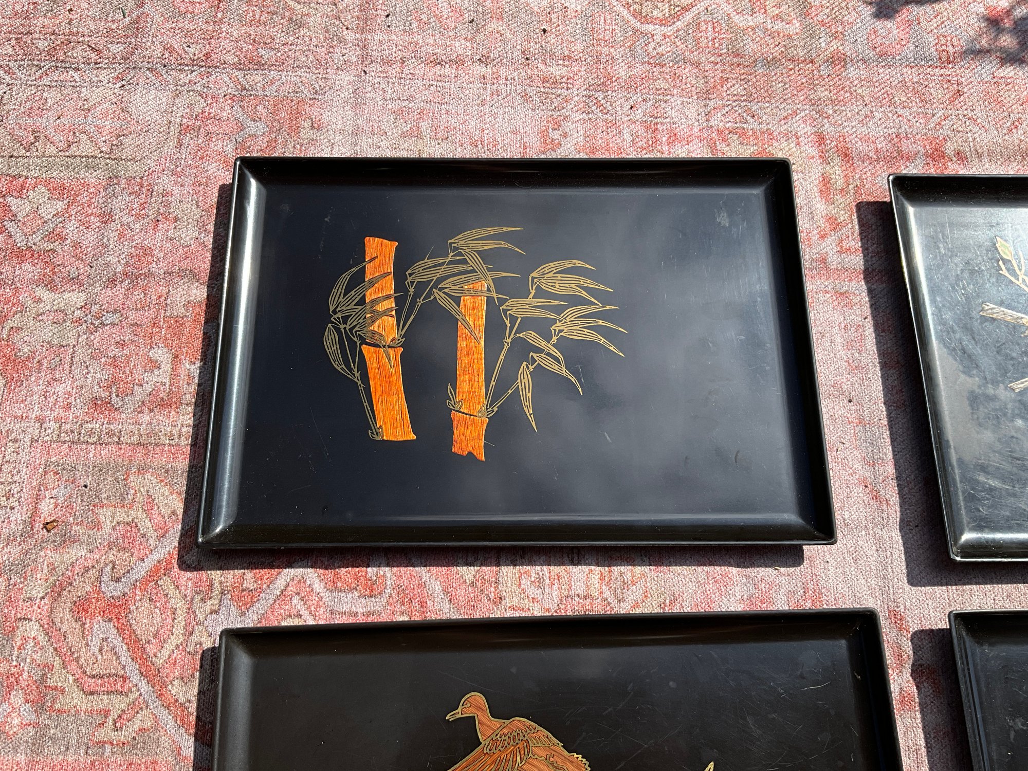 Vintage Couroc Trays #40128 | Auctionninja.com