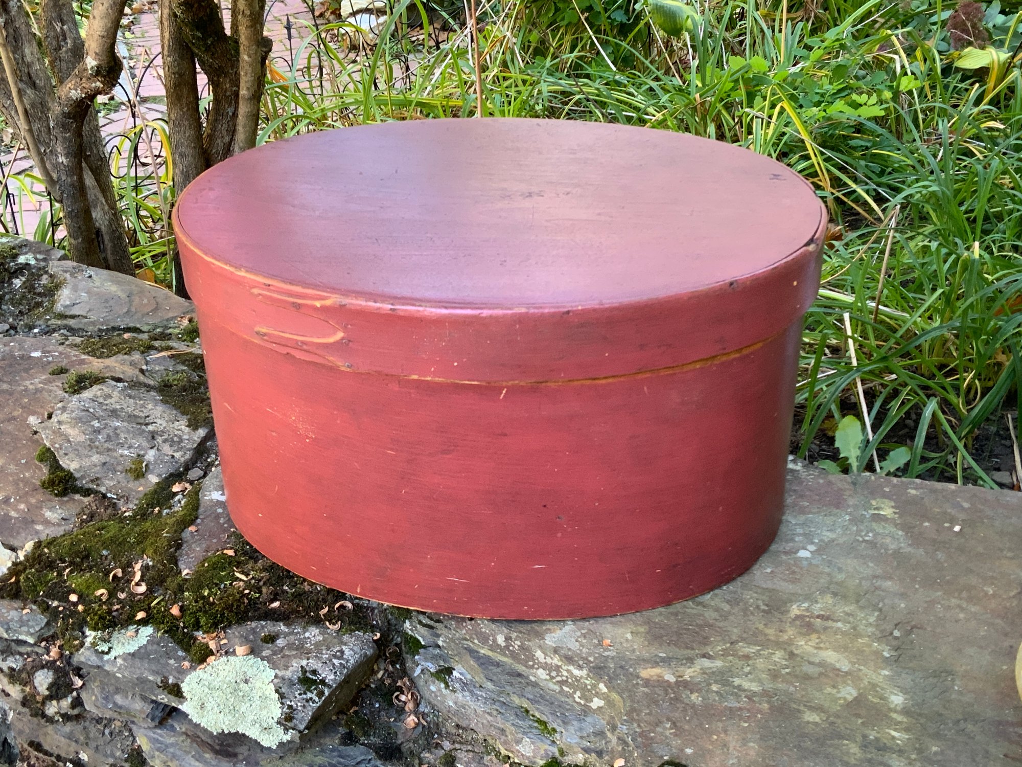 Early 19th C. Oval Bonnet Box, Leesburg VA History (CTF10) #42443 ...