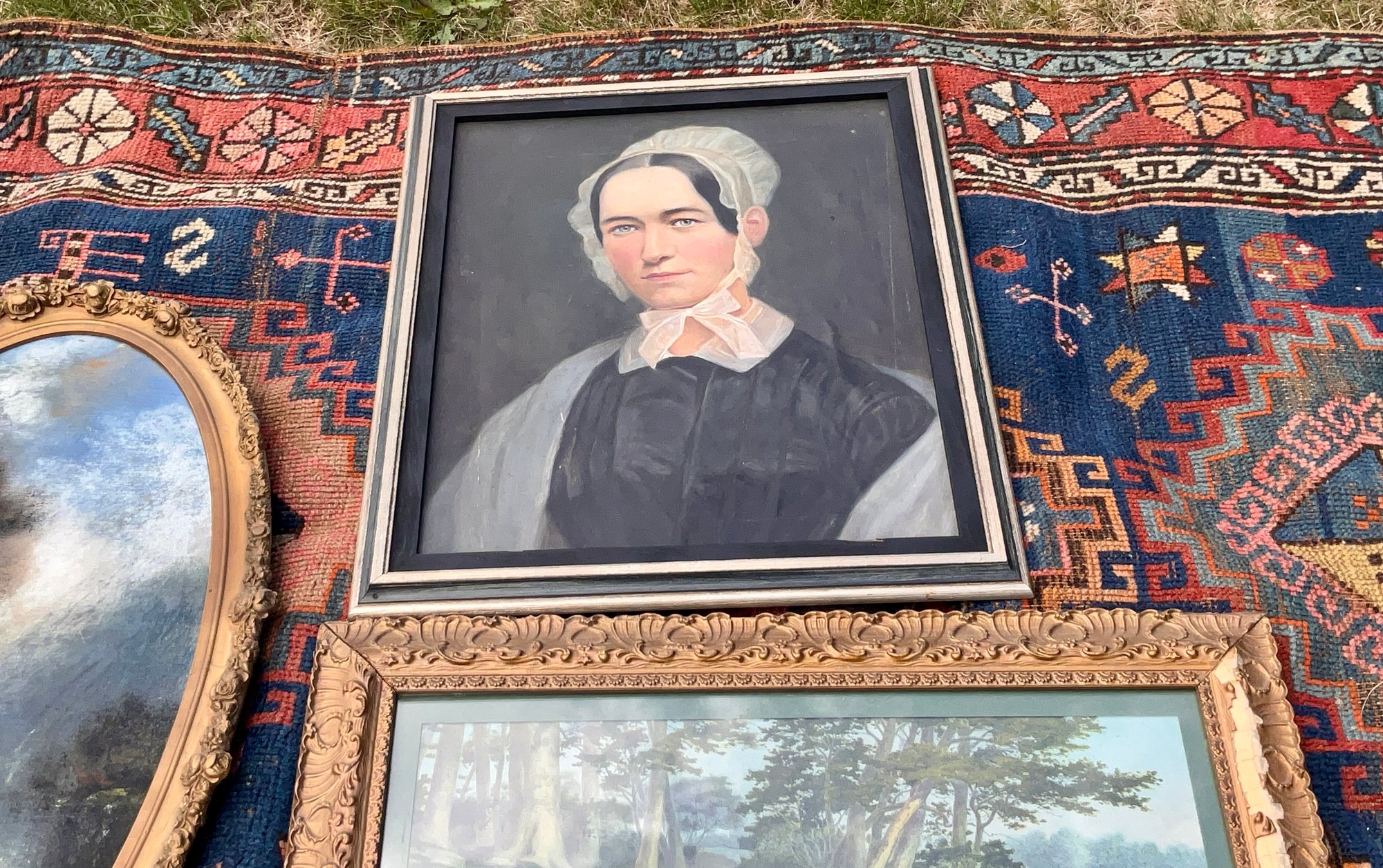 Antique Portrait, Pastel, One Print #40676 | Auctionninja.com