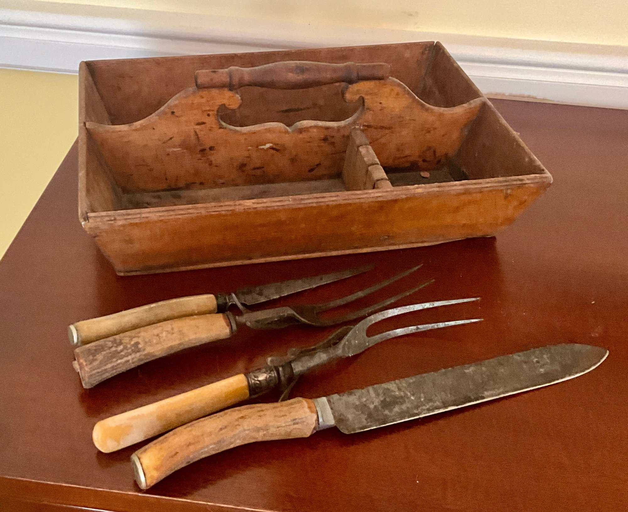 Antique Knife Box #41233 | Auctionninja.com