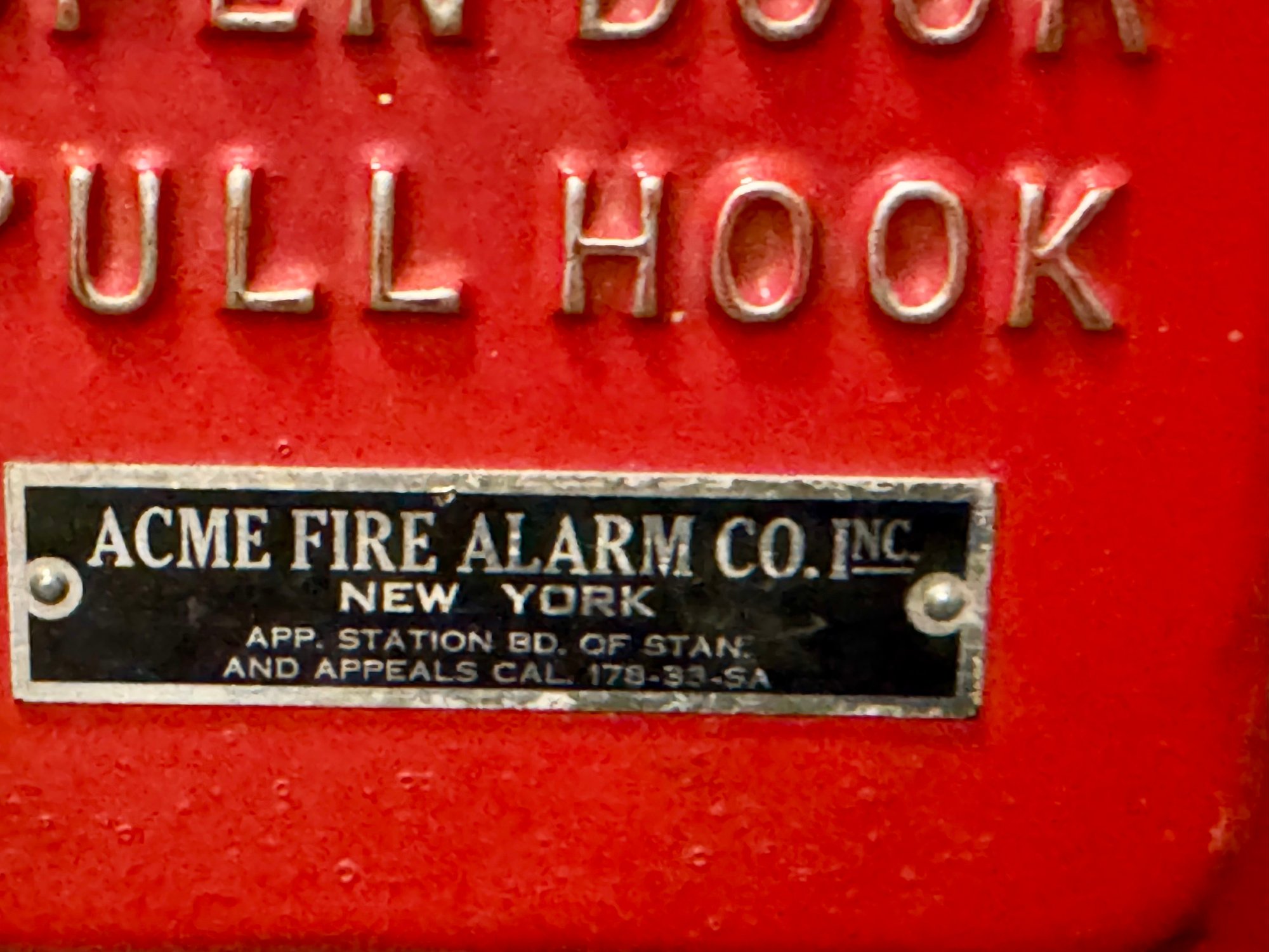 Acme Fire Alarm Co. Alarm #53520 | Auctionninja.com