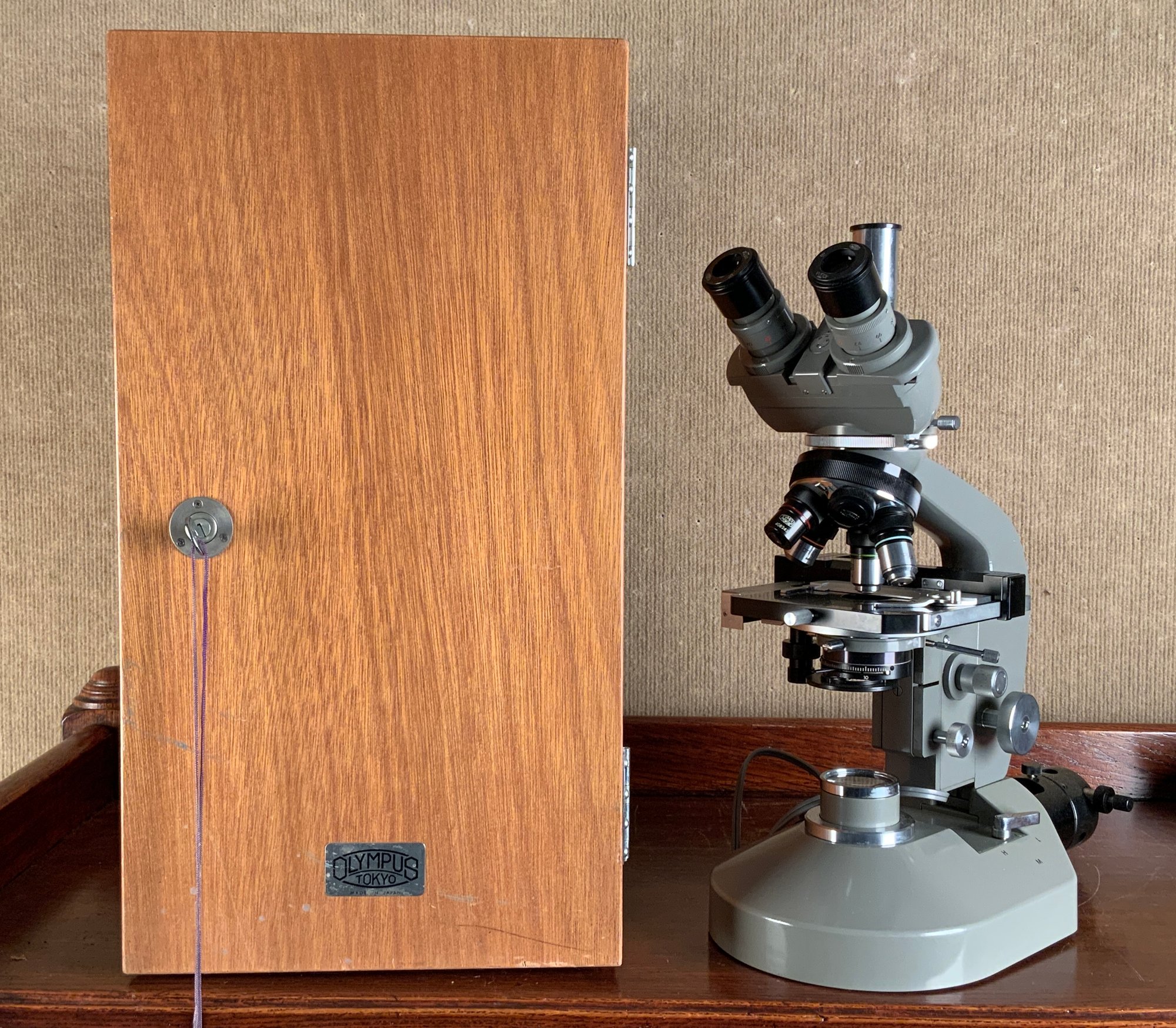 Vintage Olympus Microscope In Case (CTF20) #45464 | Auctionninja.com