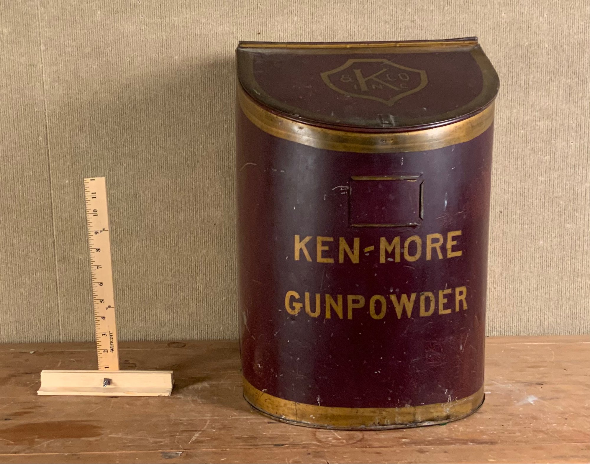 Antique Kenmore Gunpowder Storage Box (CTF20) #45123 | Auctionninja.com
