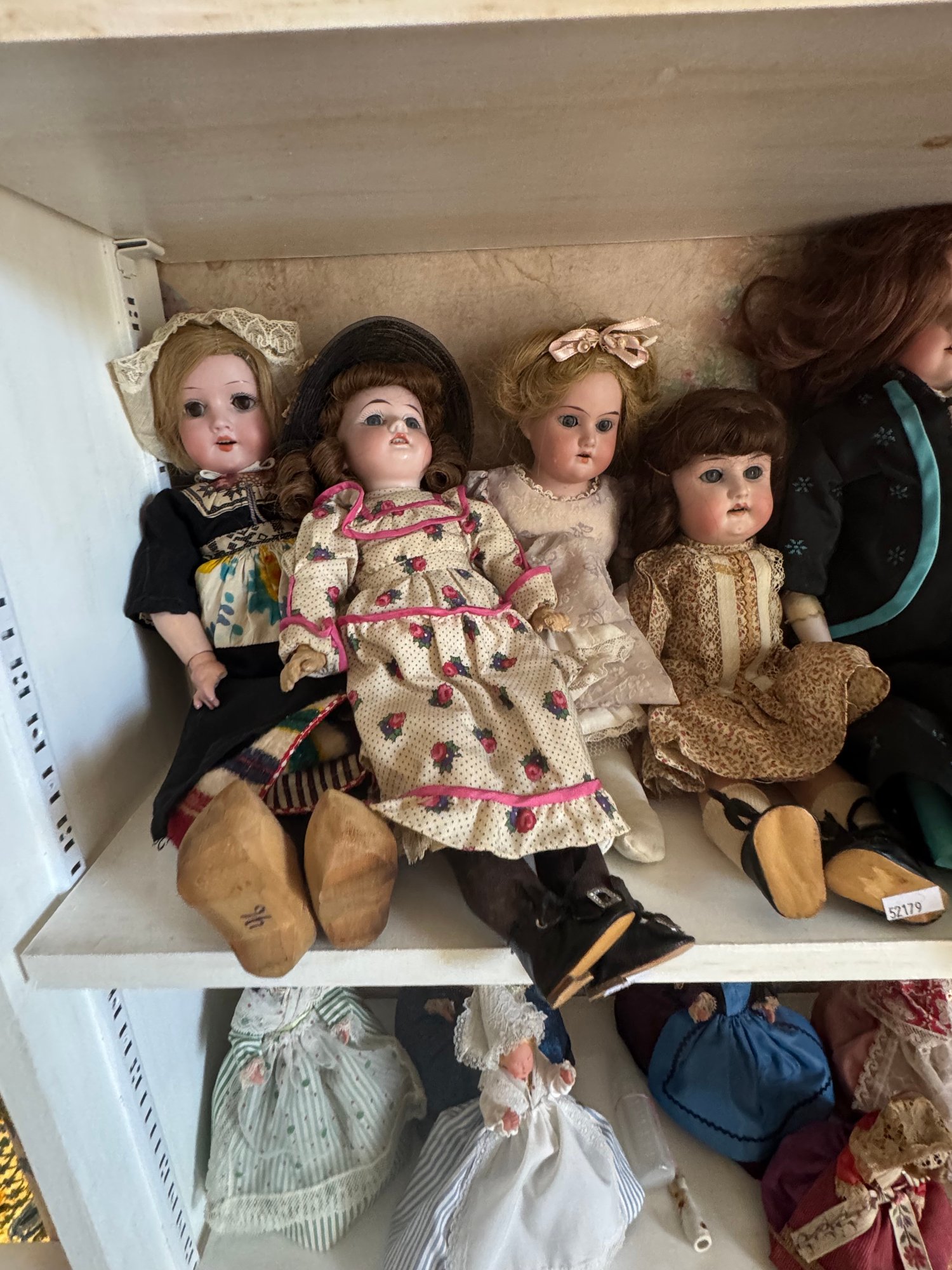German Bisque Head Dolls, 7pcs (CTF20) #52179 | Auctionninja.com