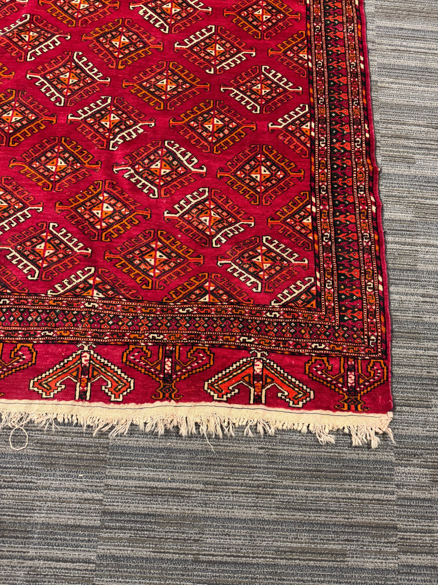 Vintage Oriental Bokara Area Rug (CTF20) #43765 | Auctionninja.com