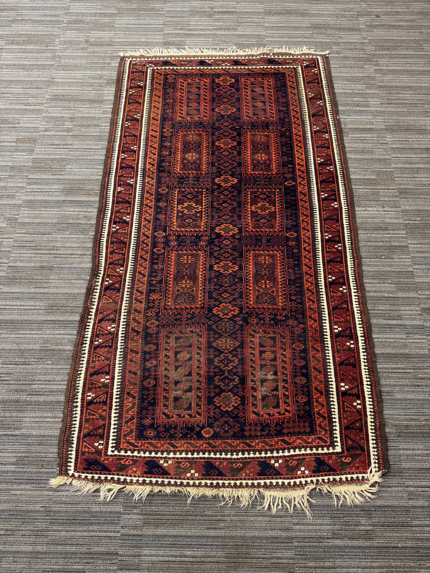 Vintage Oriental Area Rug (CTF20) #43778 | Auctionninja.com