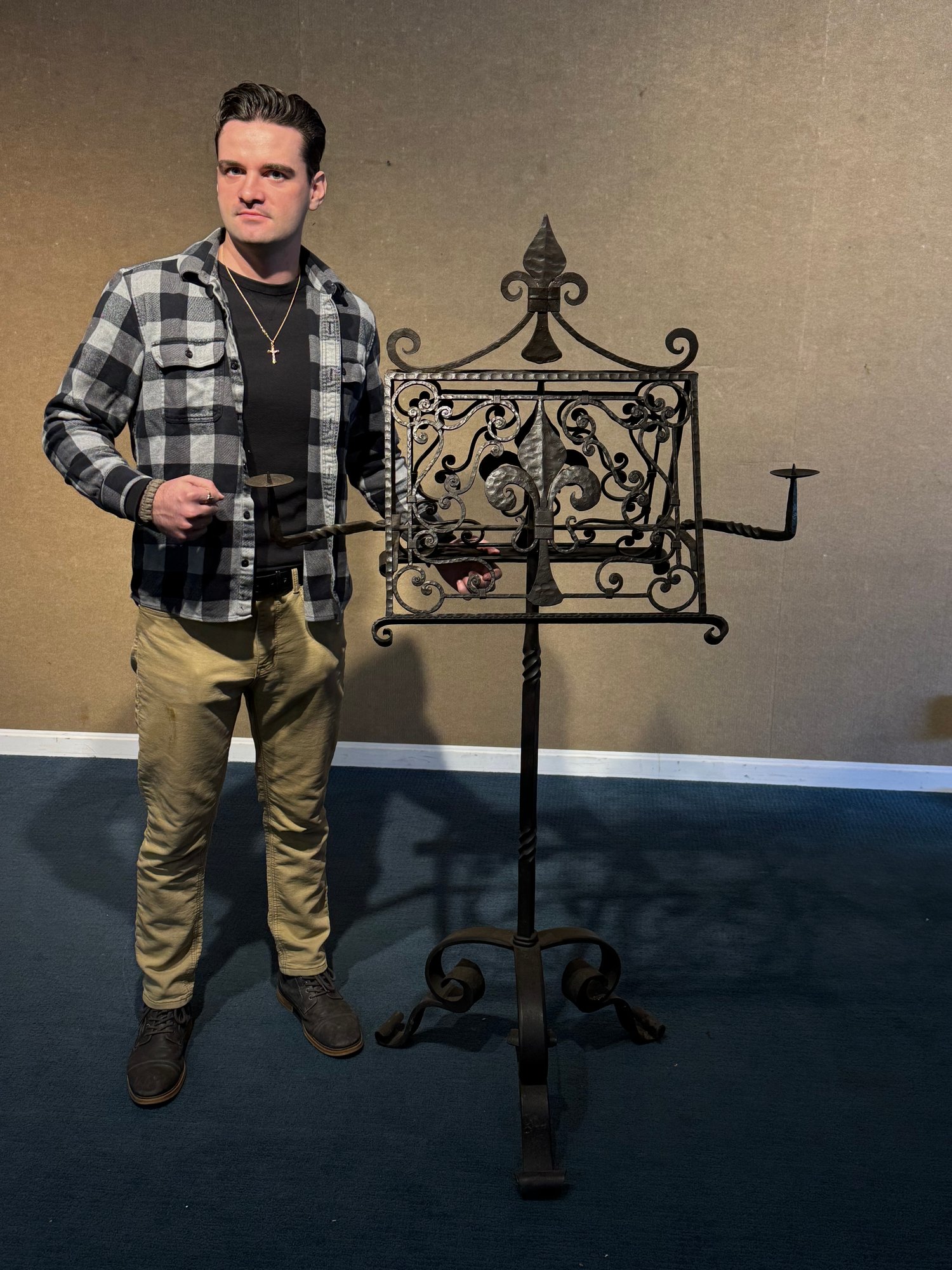 Bespoke Wrought Iron Medieval Book Stand (CTF30) #44009 | Auctionninja.com