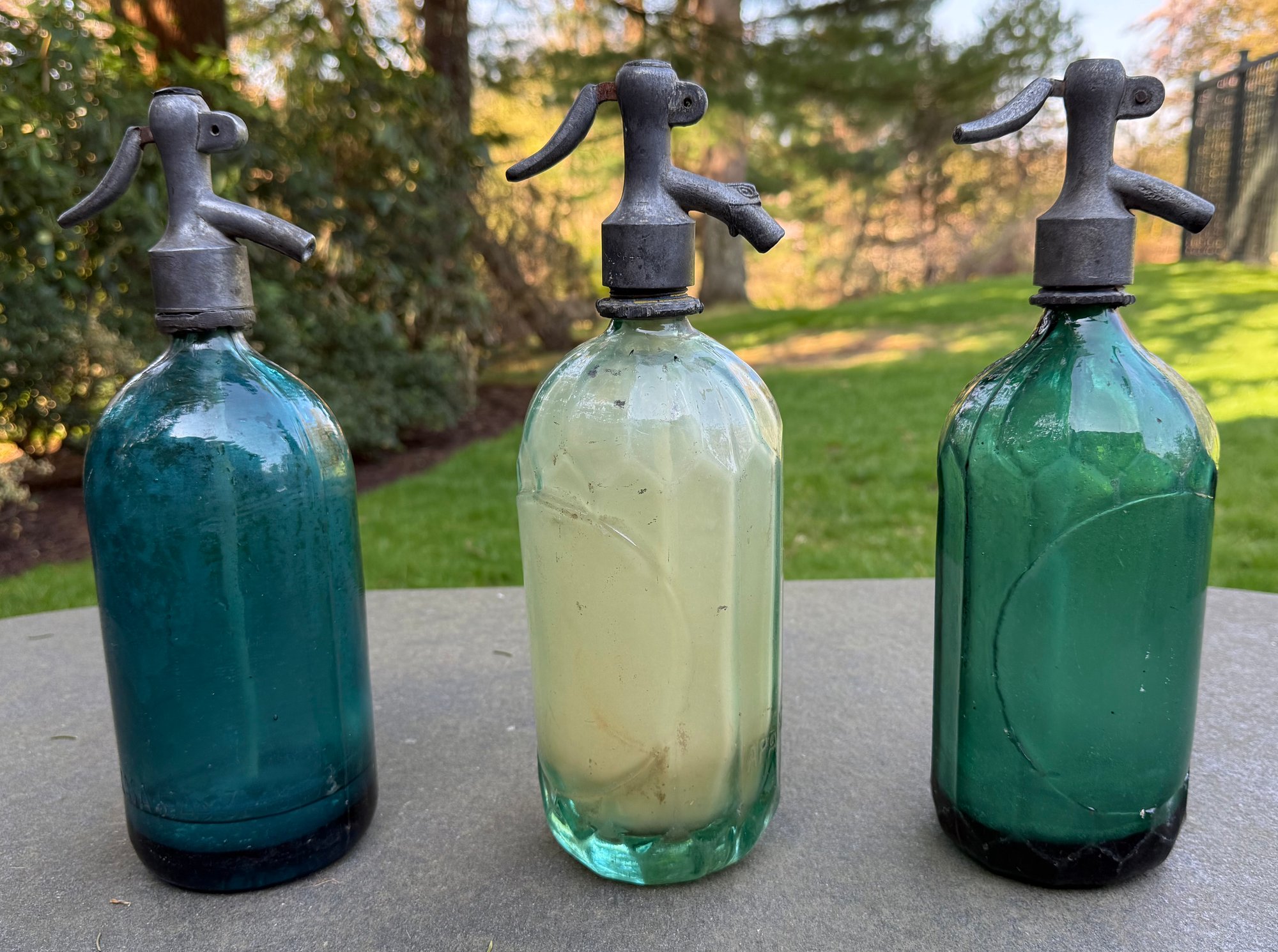 Three Vintage Seltzer Bottles (CTF20) #48258 | Auctionninja.com